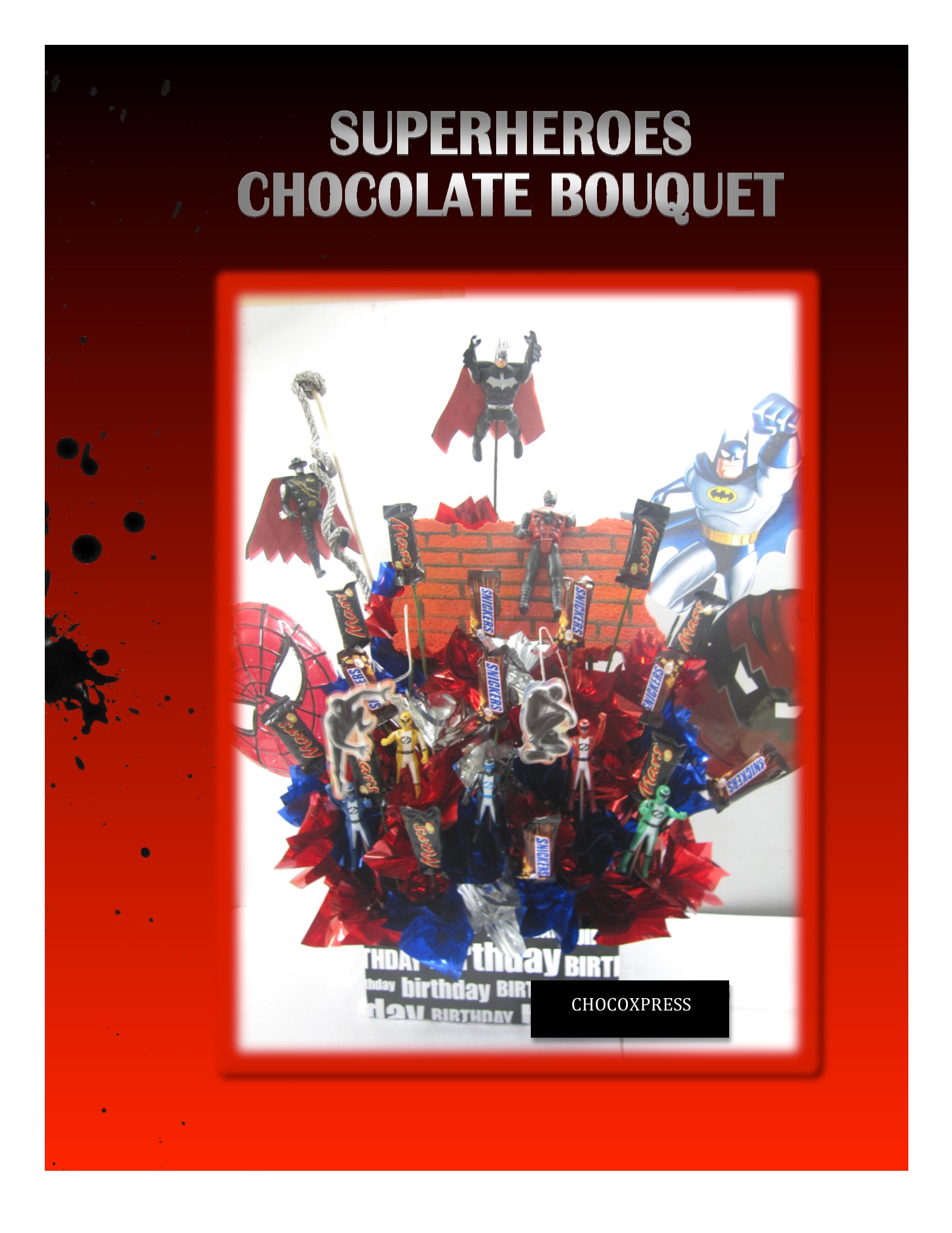 SUPERHERO CHOCOLATE BOUQUET | Pothi.com