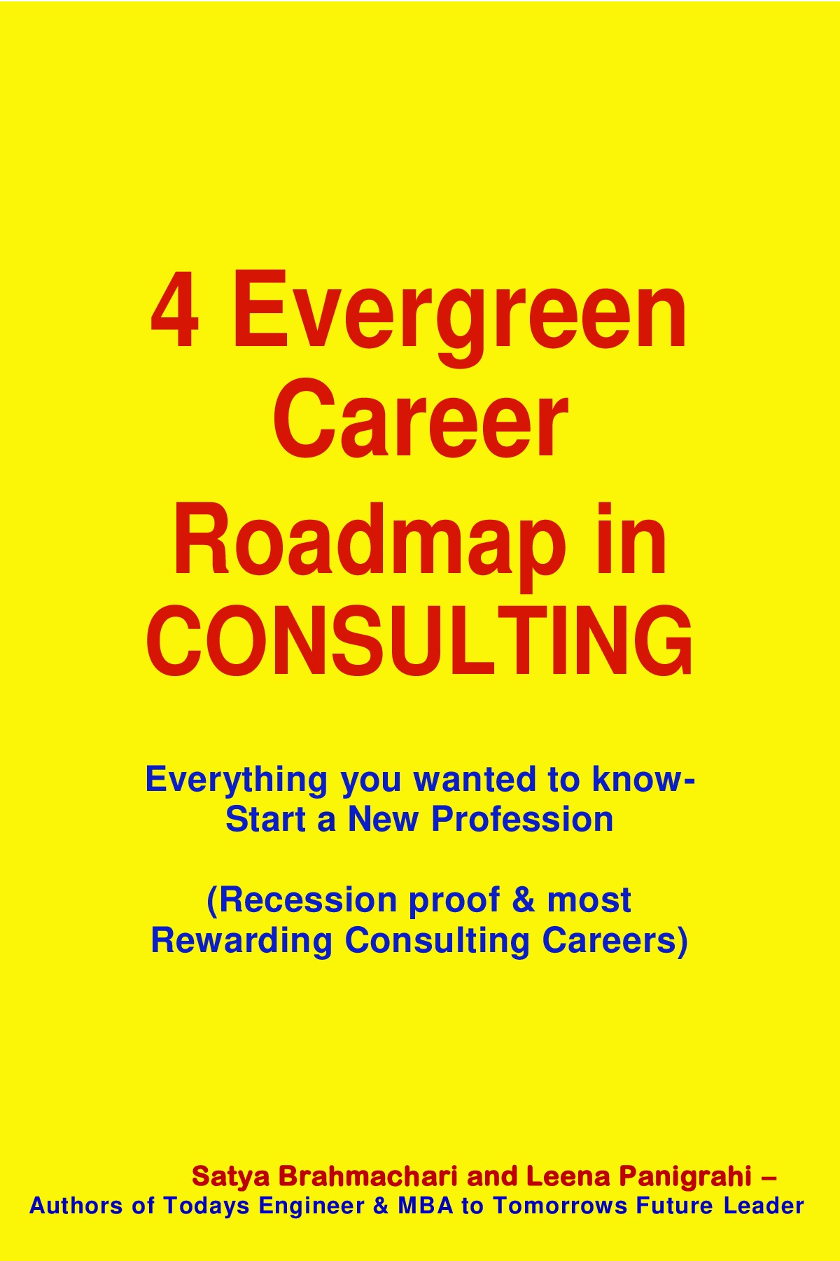 4 Evergreen Career Roadmap in CONSULTING | Pothi.com