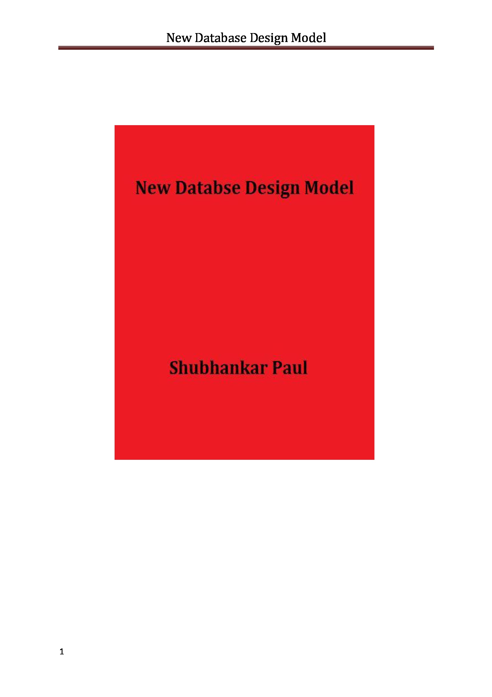 Database System Design Model 3506