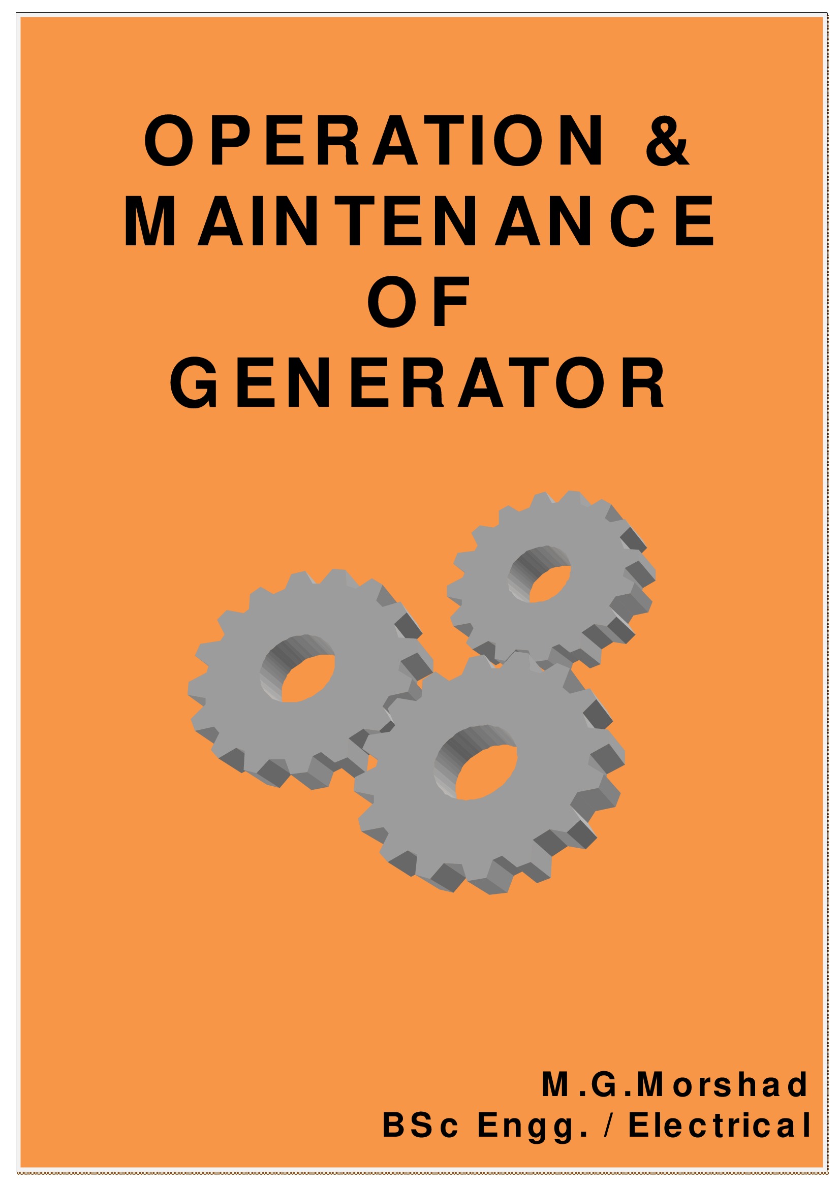 Operation and maintenance of generator | Pothi.com