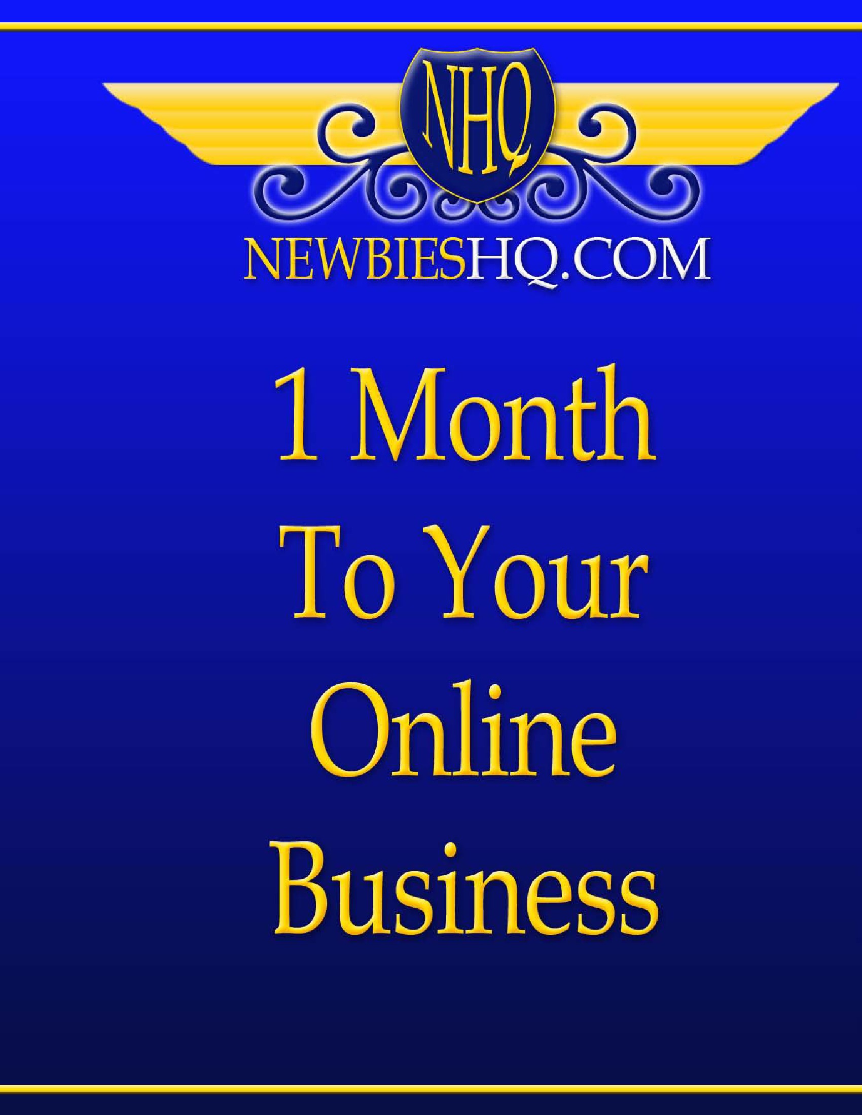 1 Month to Your Own Online Business | Pothi.com