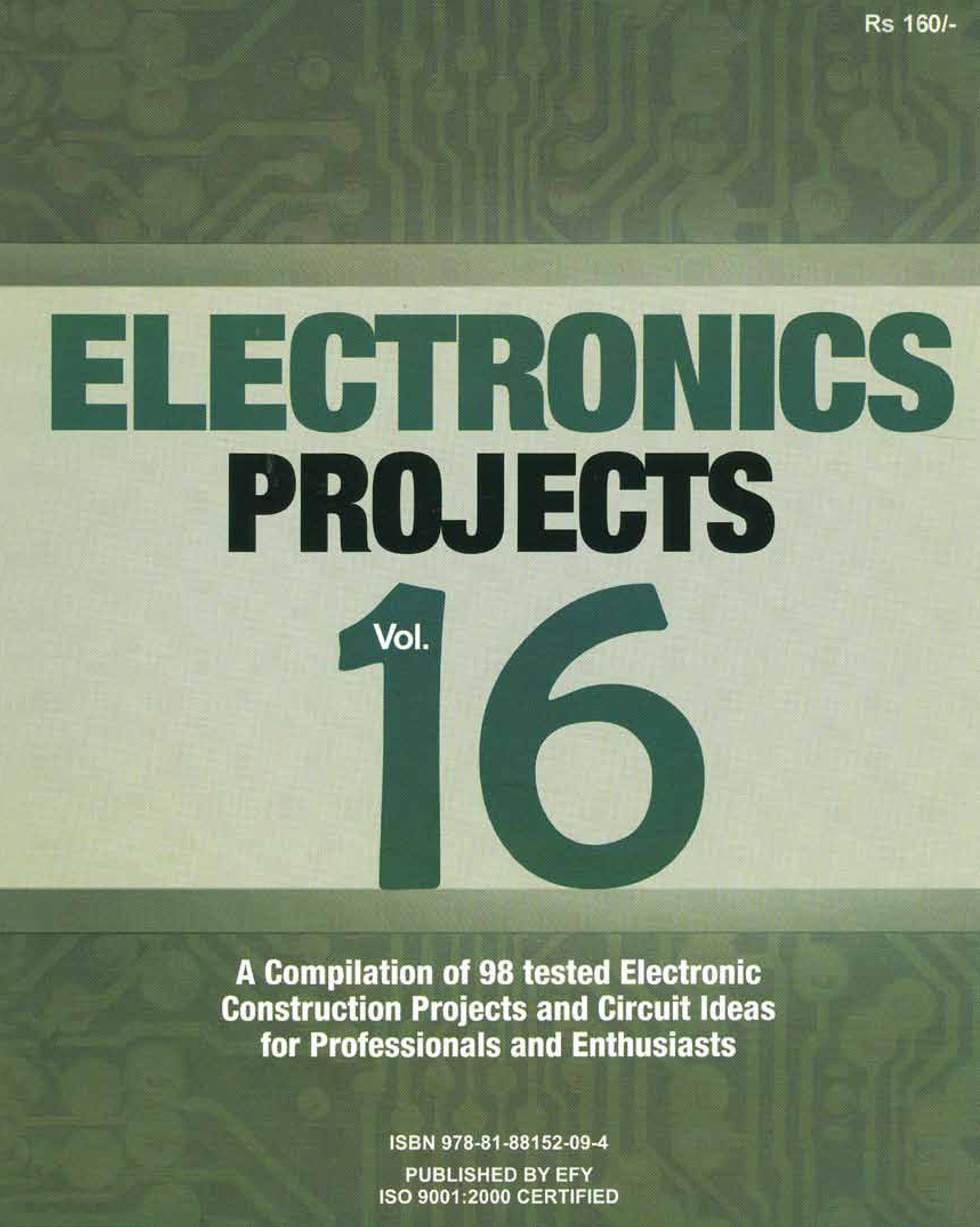 Electronics Projects Vol. 16 | Pothi.com