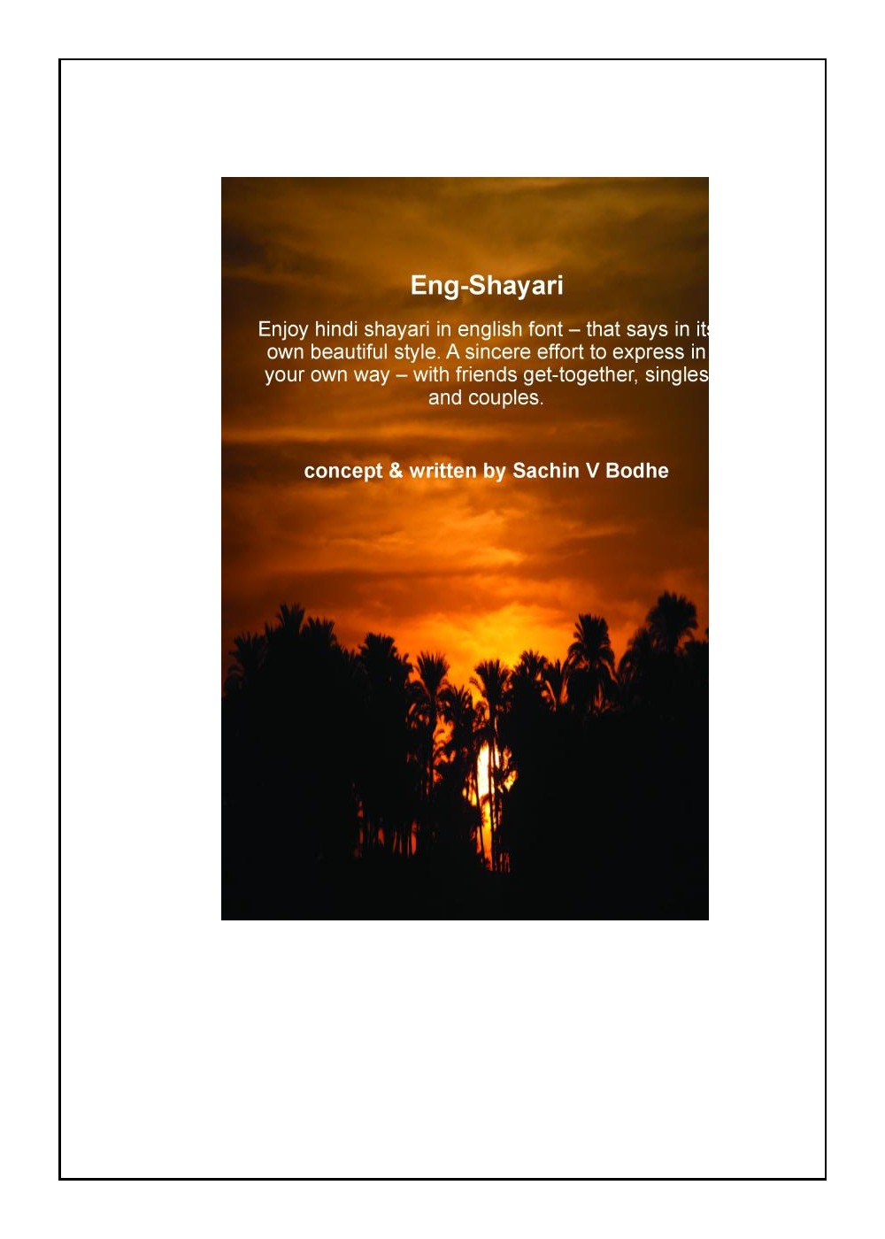 Eng-Shayari e-book | Pothi.com