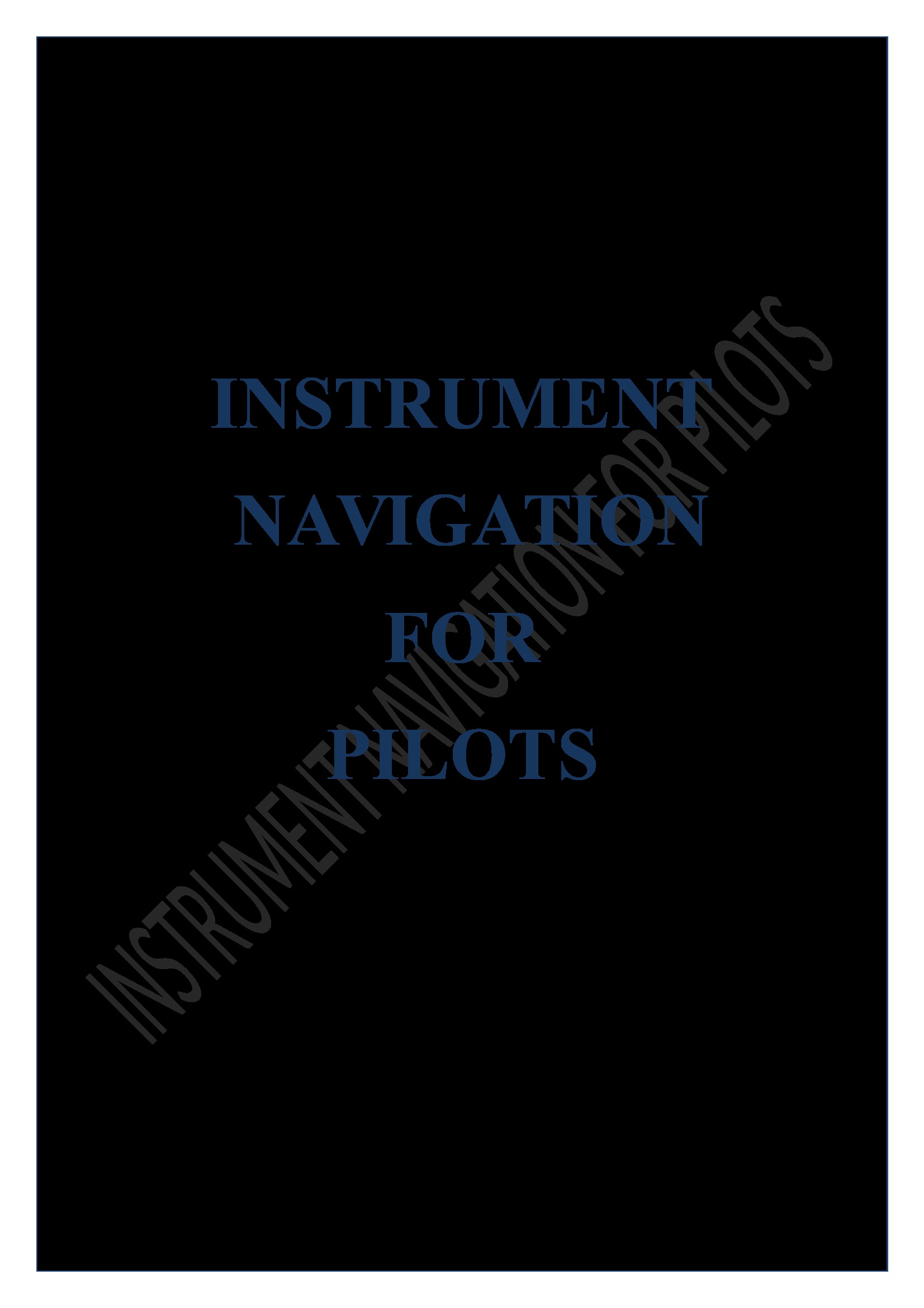 INSTRUMENT NAVIGATION FOR PILOTS | Pothi.com
