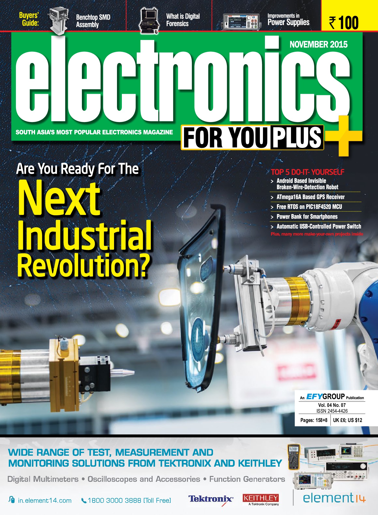 Electronics for You, November 2015 | Pothi.com