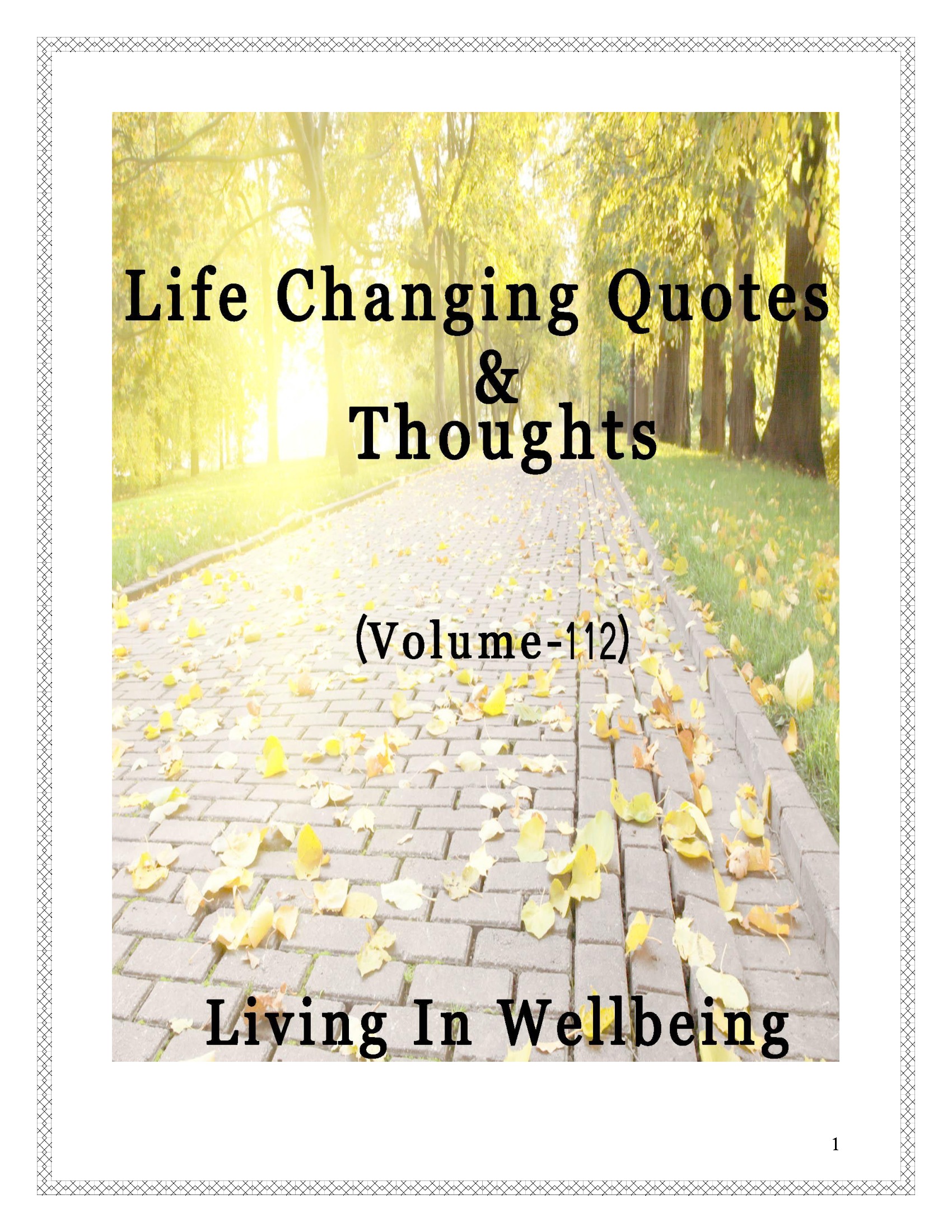 Life Changing Quotes & Thoughts (Volume 112) | Pothi.com