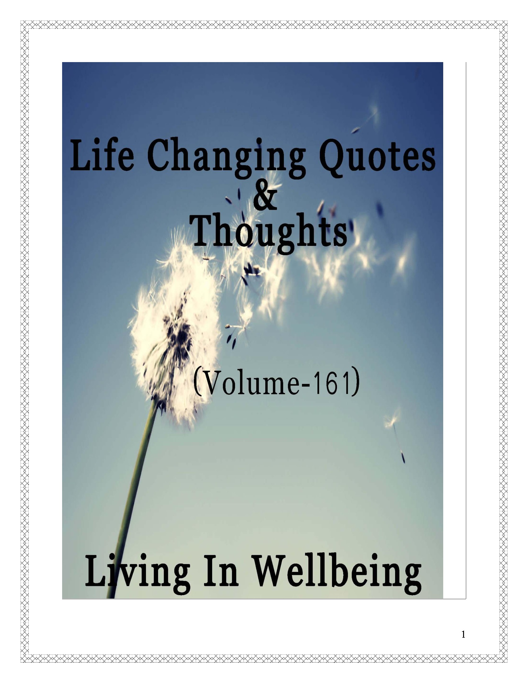 Life Changing Quotes & Thoughts (Volume 161) | Pothi.com