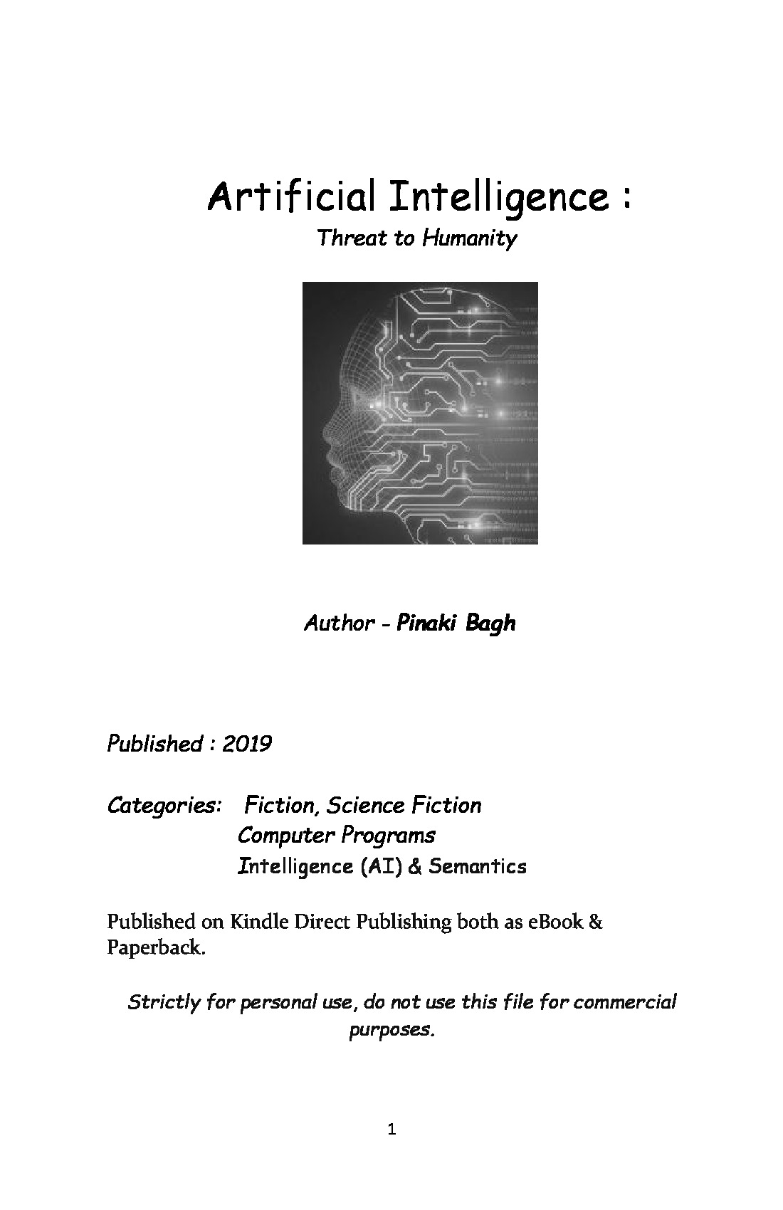 Artificial Intelligence | Pothi.com