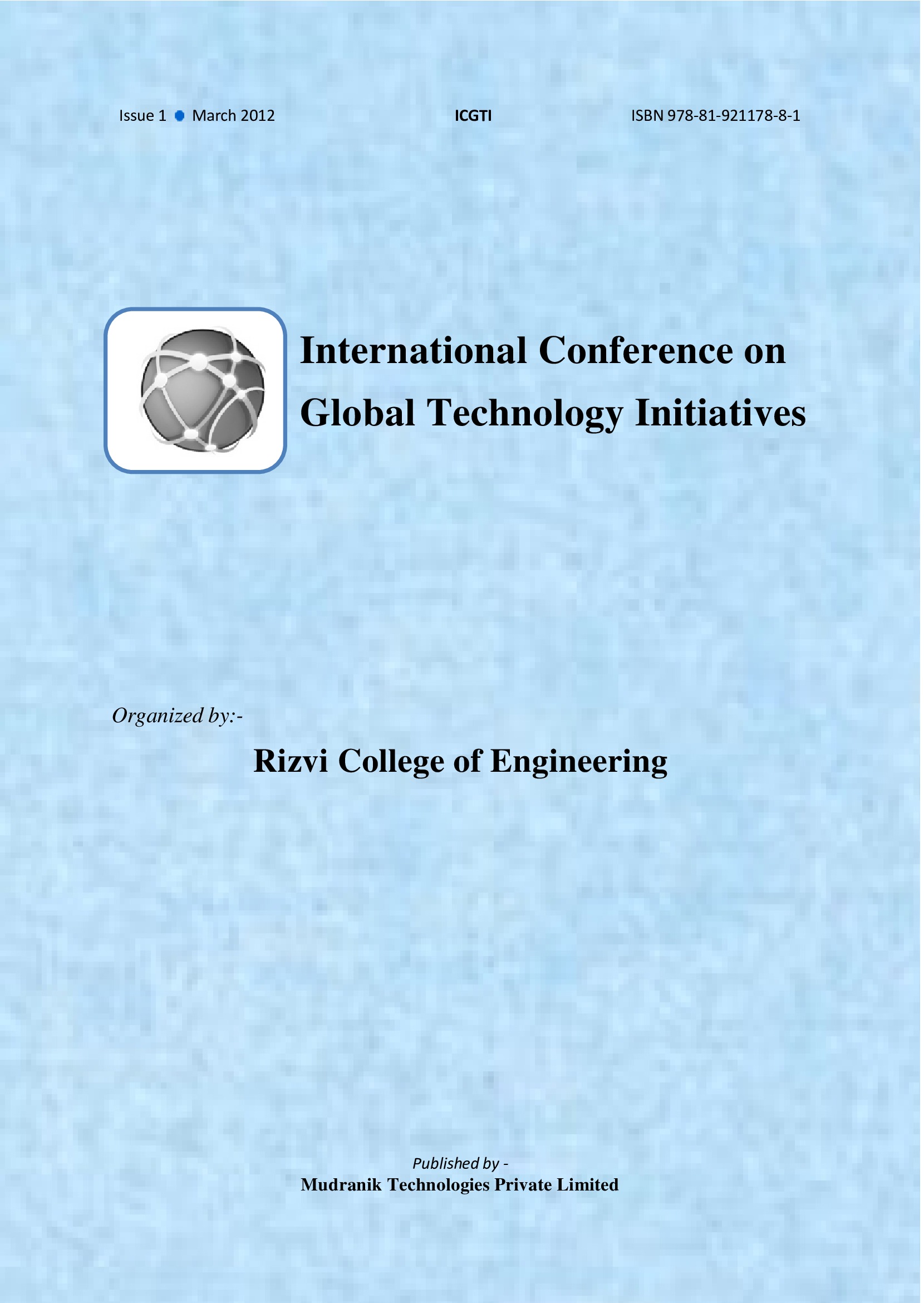 International Conference on Global Technology Initiatives | Pothi.com