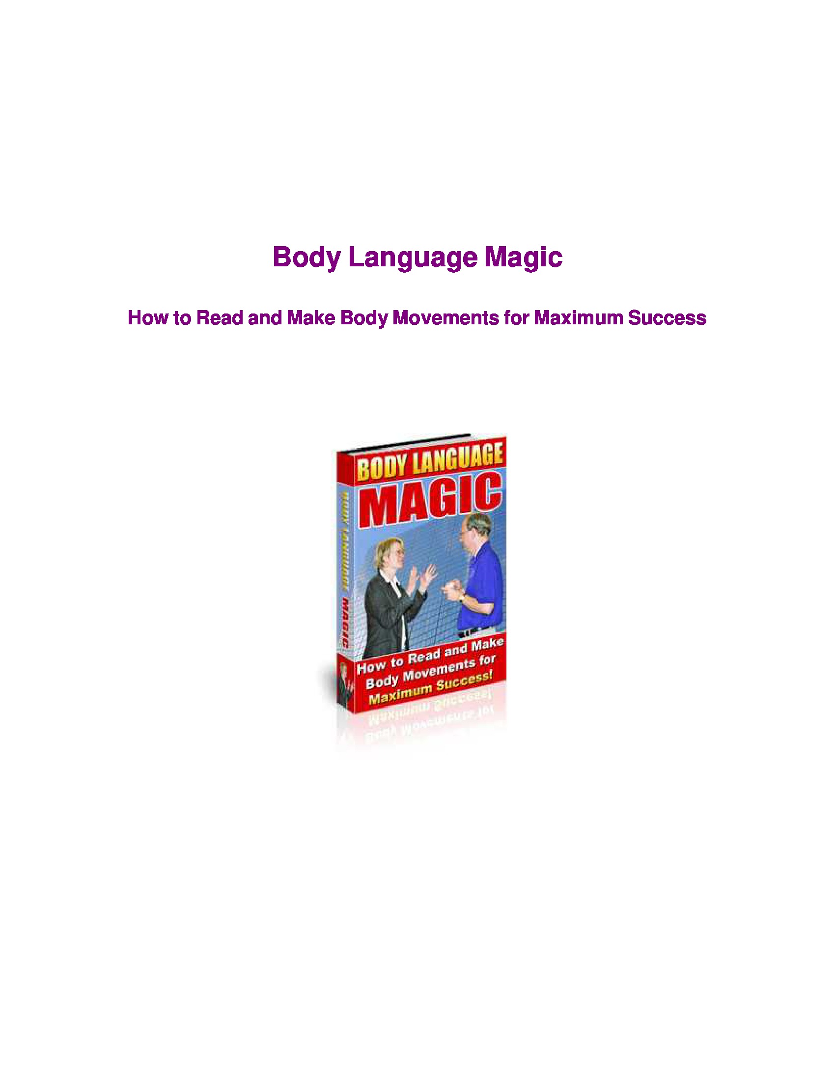Body Language Magic Pothi