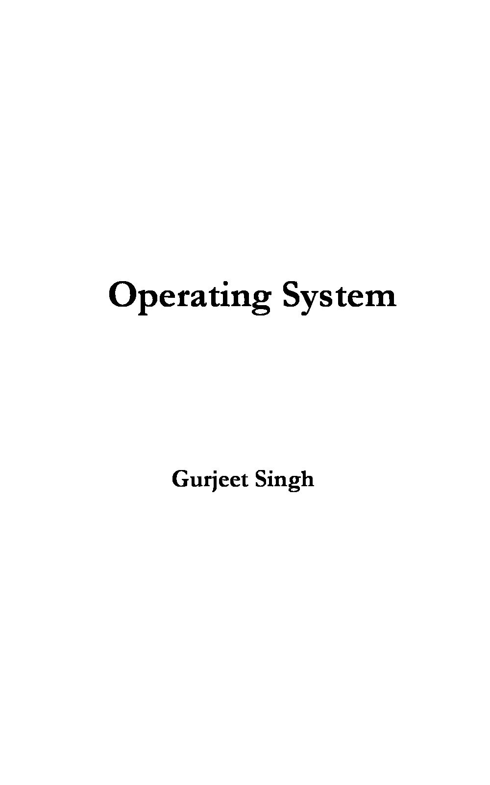 Operating System | Pothi.com