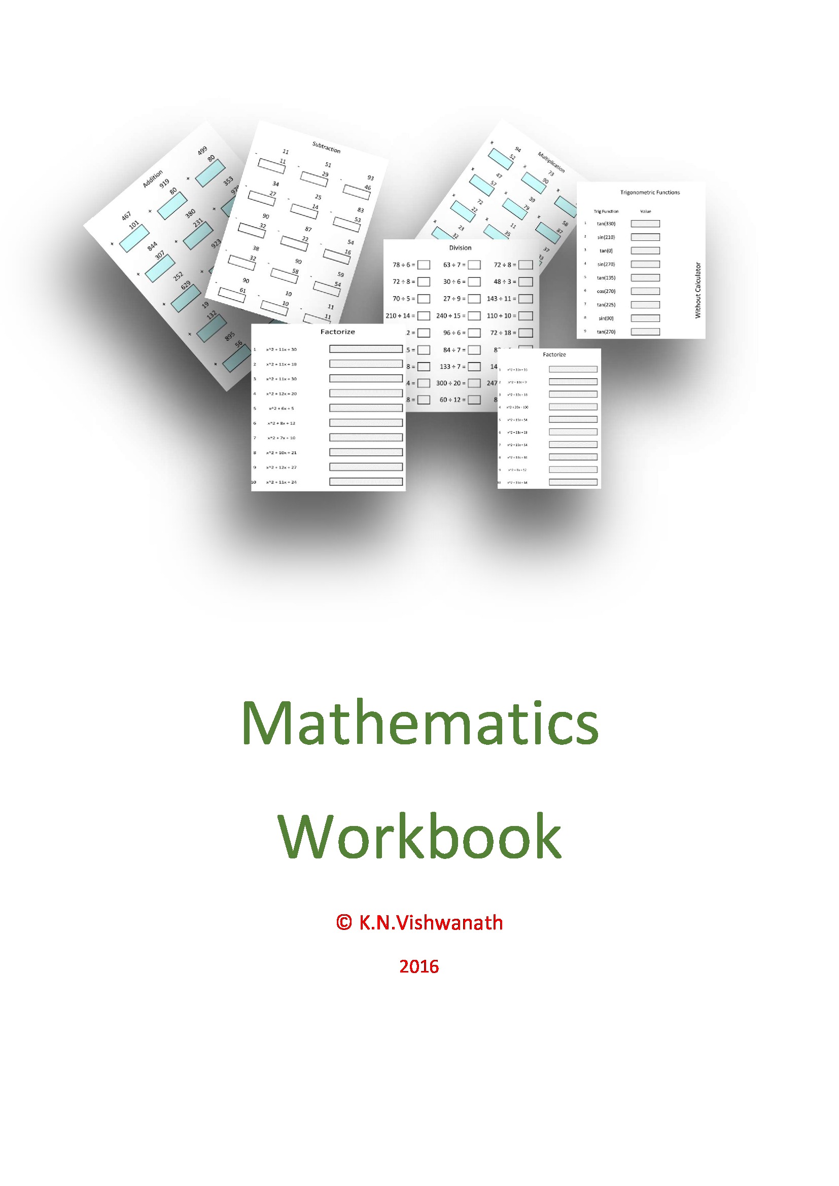 High School Maths Workbook | Pothi.com