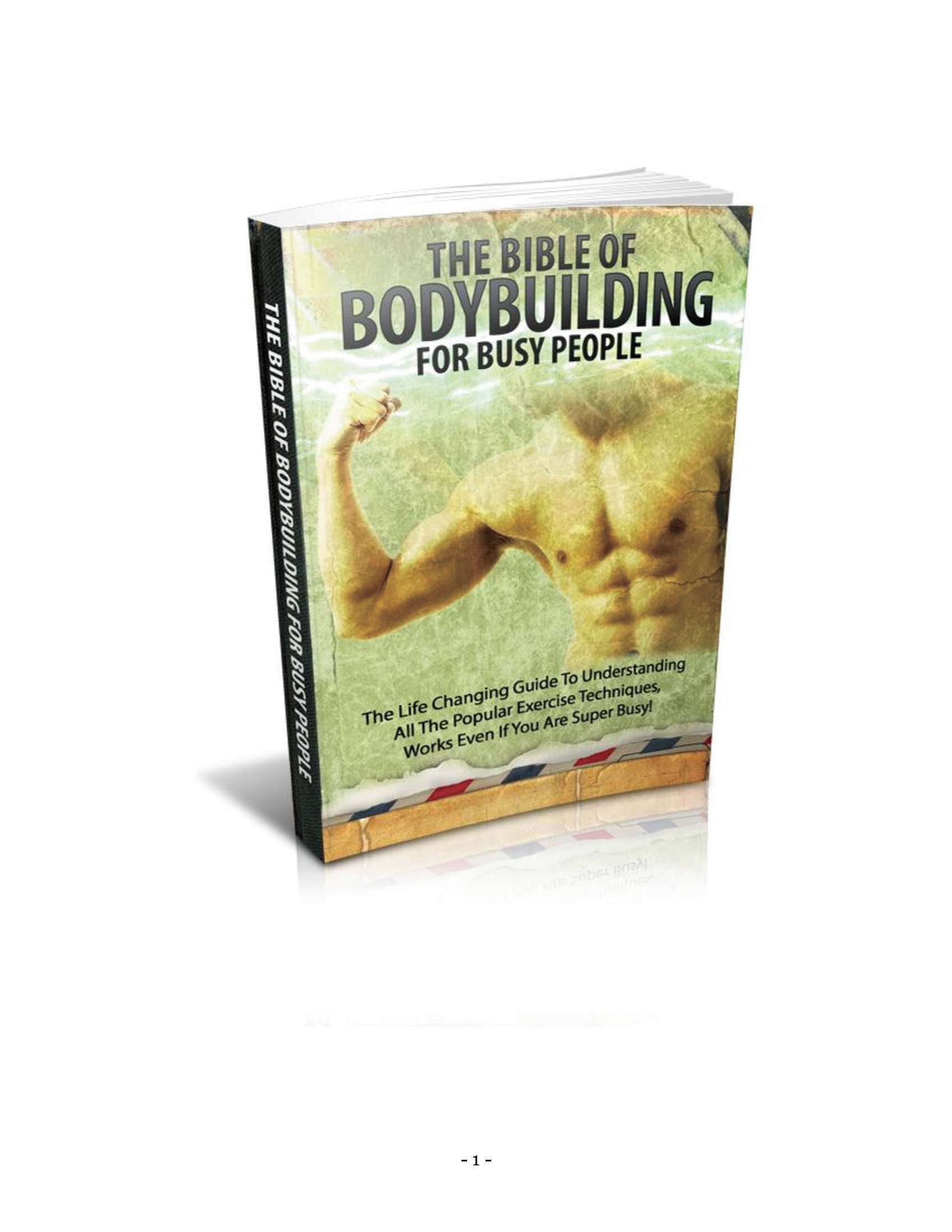 The bible of bodybuilding for busy person | Pothi.com