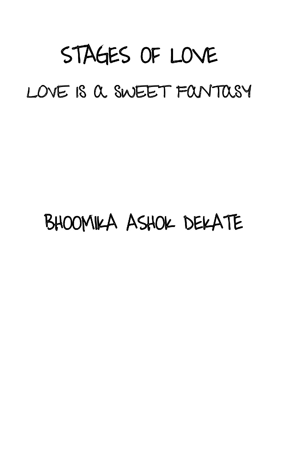 Stages of Love | Pothi.com