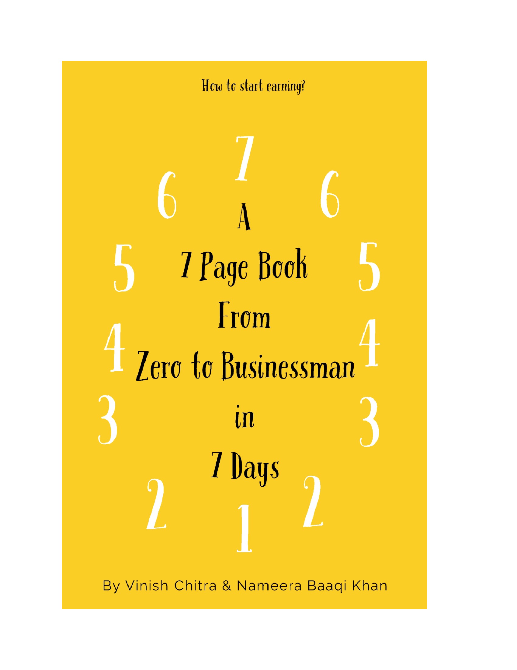 A 7 Page Book from Zero to Businessman in 7 days | Pothi.com