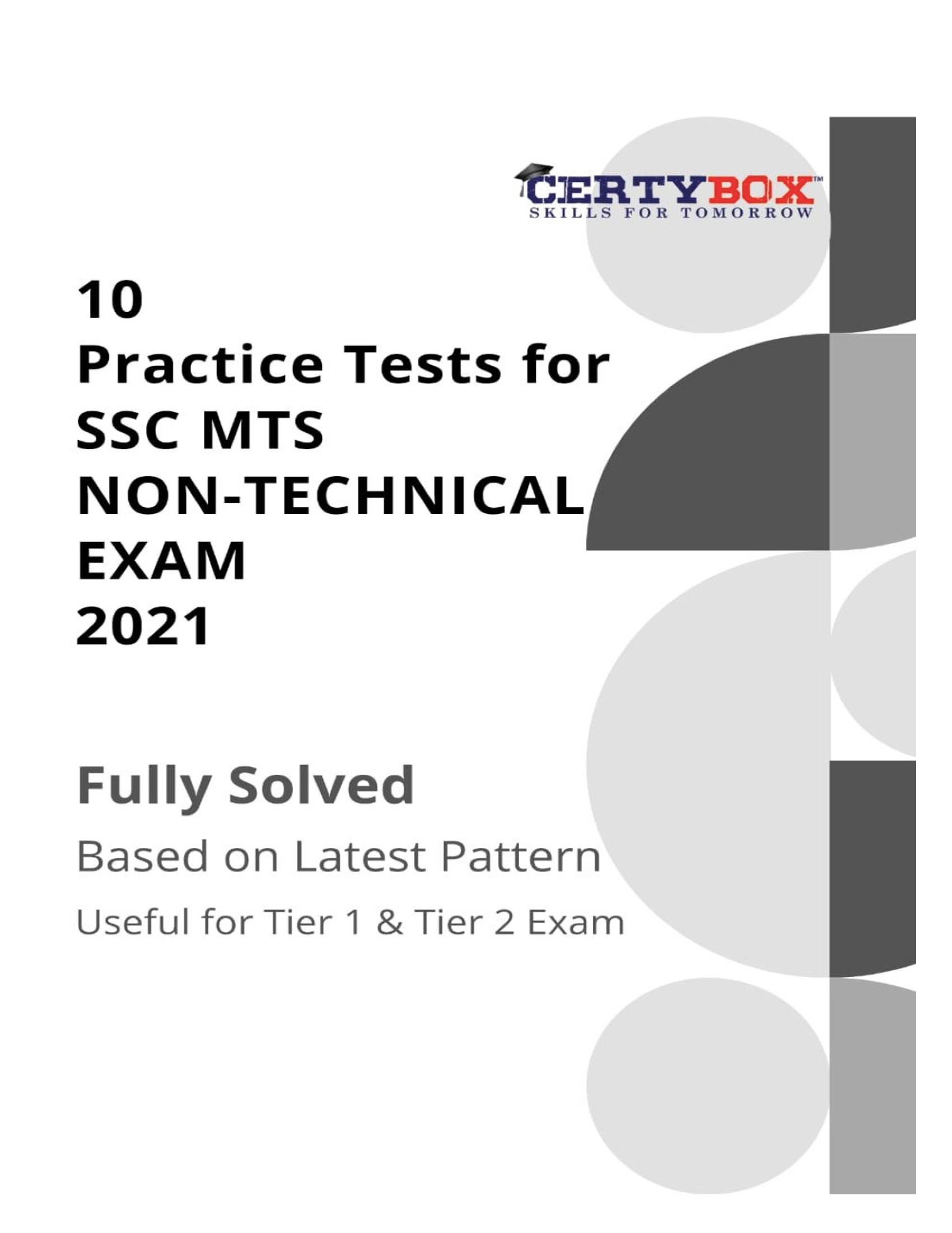 10 Practice Tests for SSC MTS Non-Technical Exam 2021 | Pothi.com
