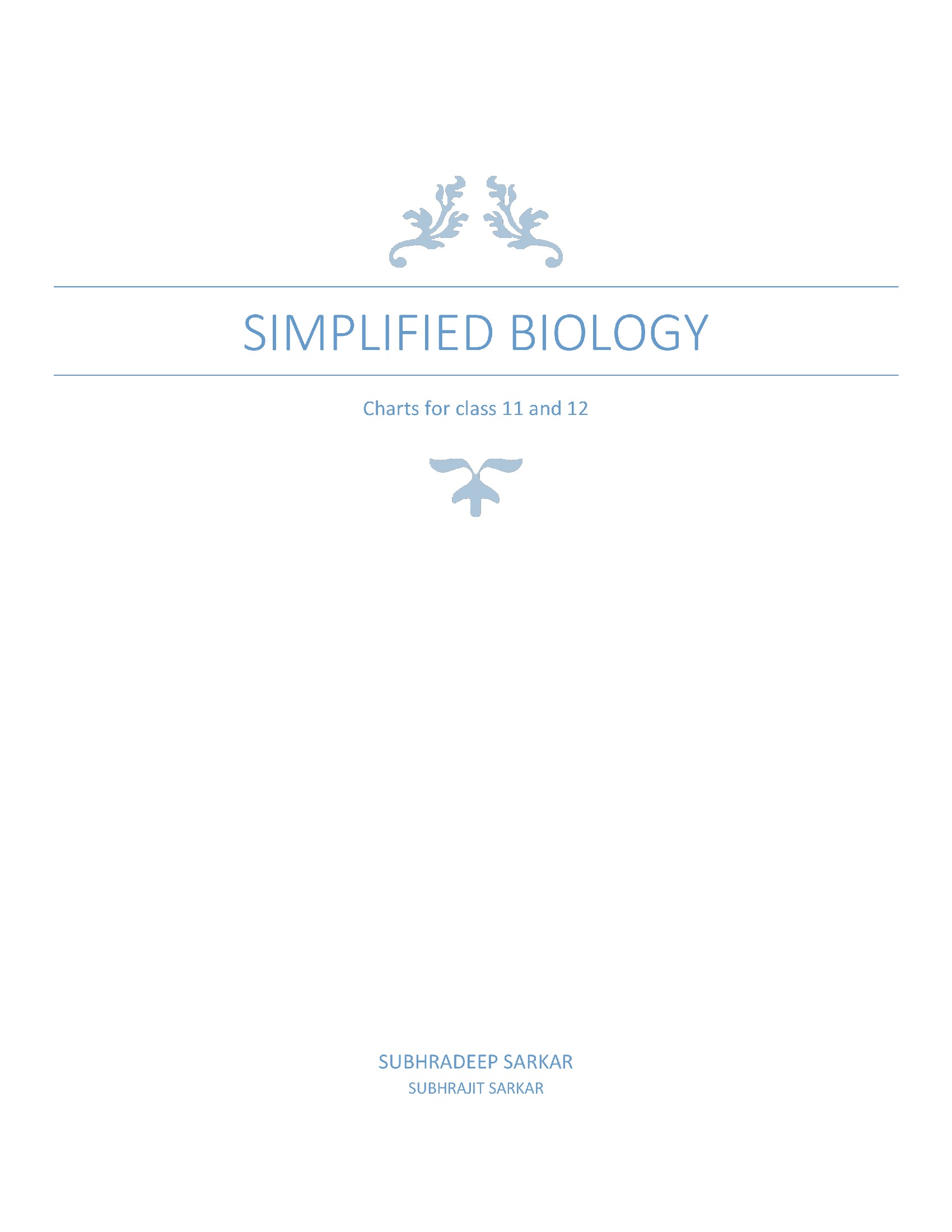 Simplified Biology | Pothi.com