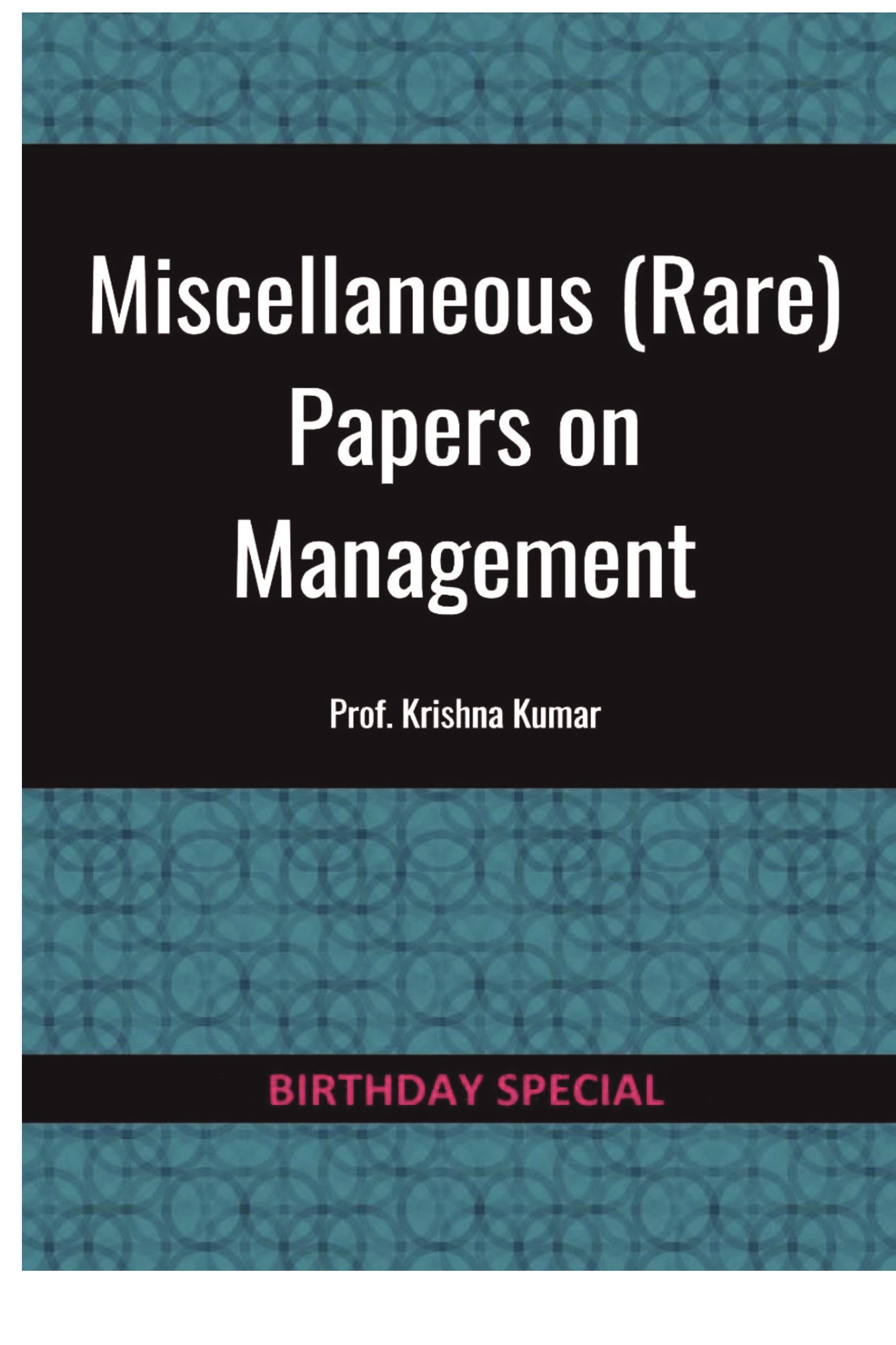 Miscellaneous (Rare) Papers on Management | Pothi.com