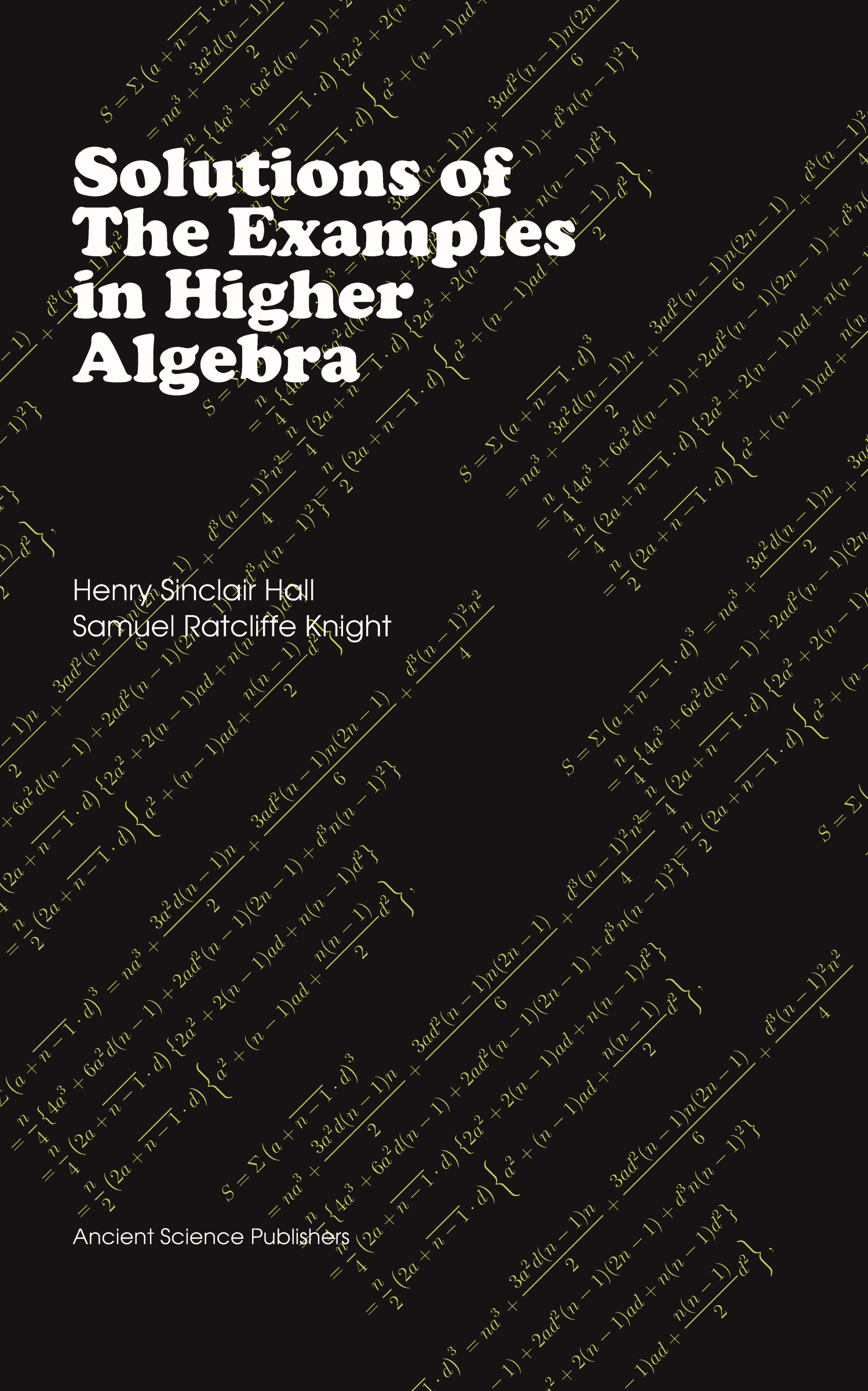 Solutions of the Examples in Higher Algebra | Pothi.com