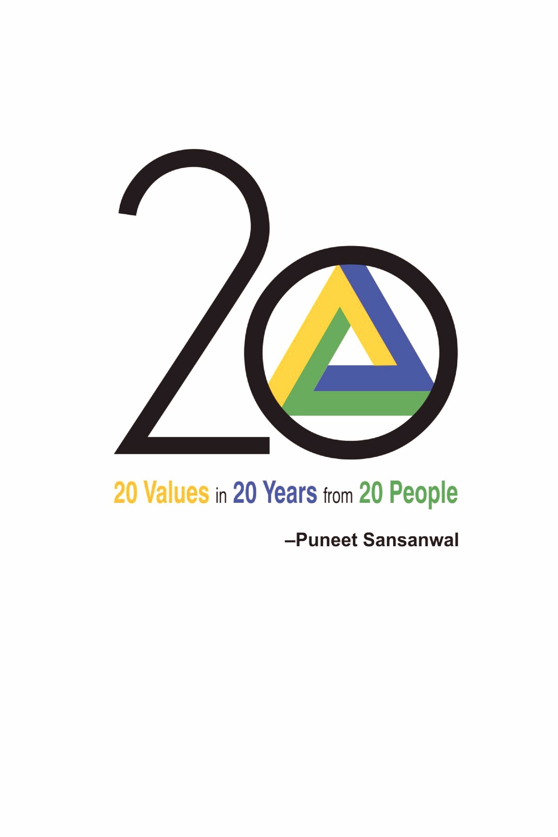 20 Values in 20 Years from 20 (or more) People | Pothi.com