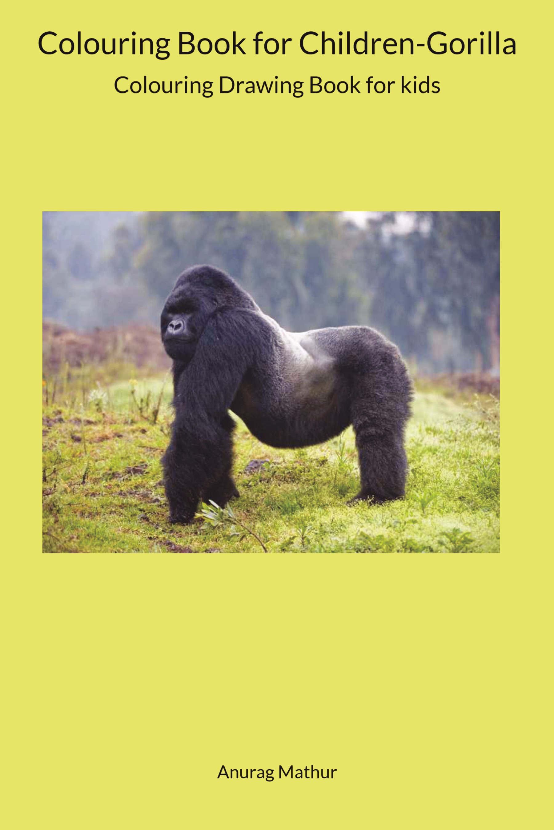 Colouring Book for Children-Gorilla | Pothi.com