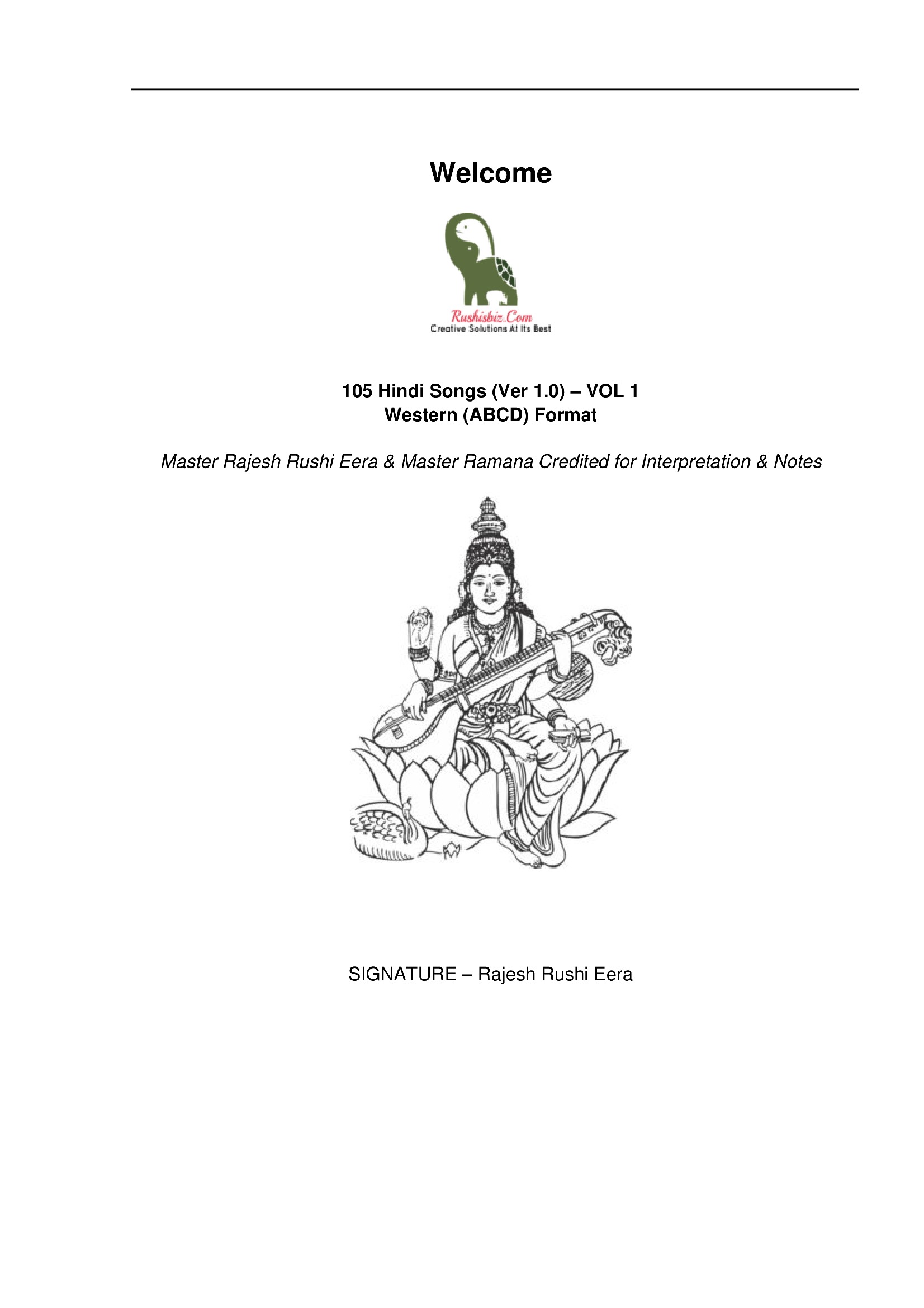 PDF Book Best 105 Hindi Songs Ver 1 0 VOL 1 Western ABCD Format pdf-book-best-105-hindi-songs-ver-1-0-vol-1-western-abcd-format