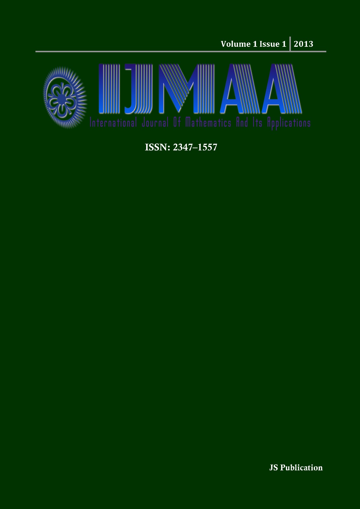 IJMAA V1N1 | Pothi.com