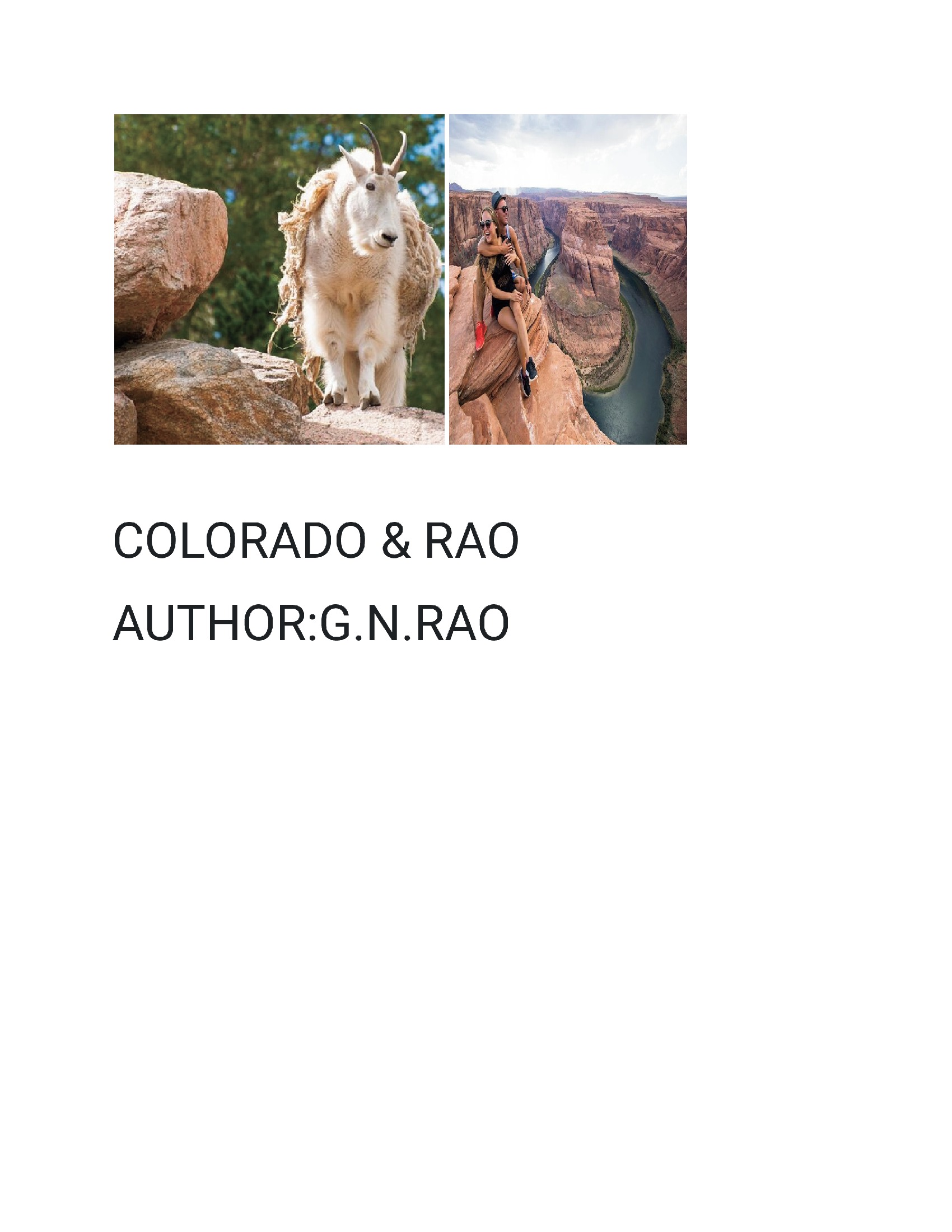 COLORADO &RAO | Pothi.com