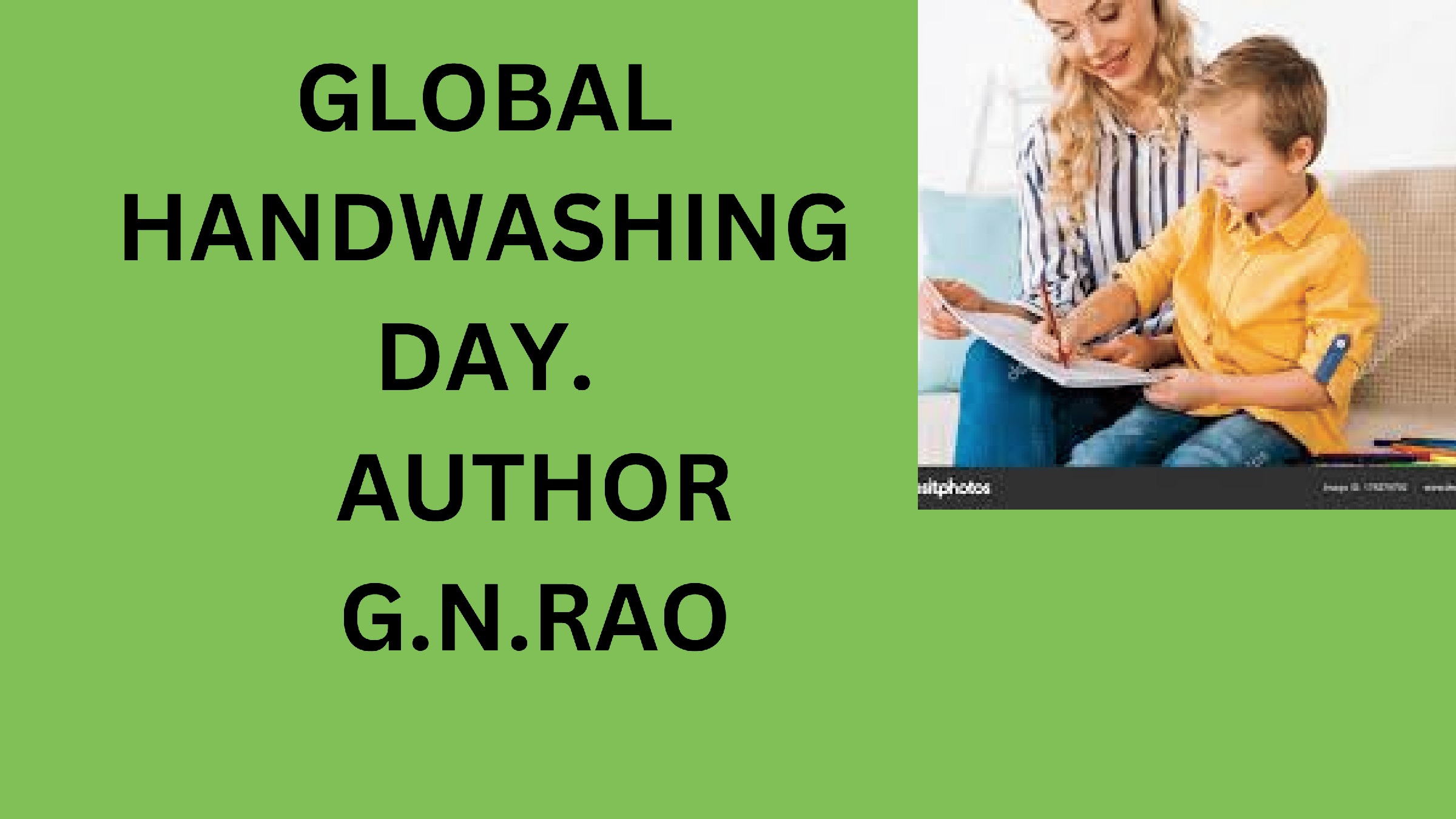 GLOBAL HAND WASHING DAY | Pothi.com