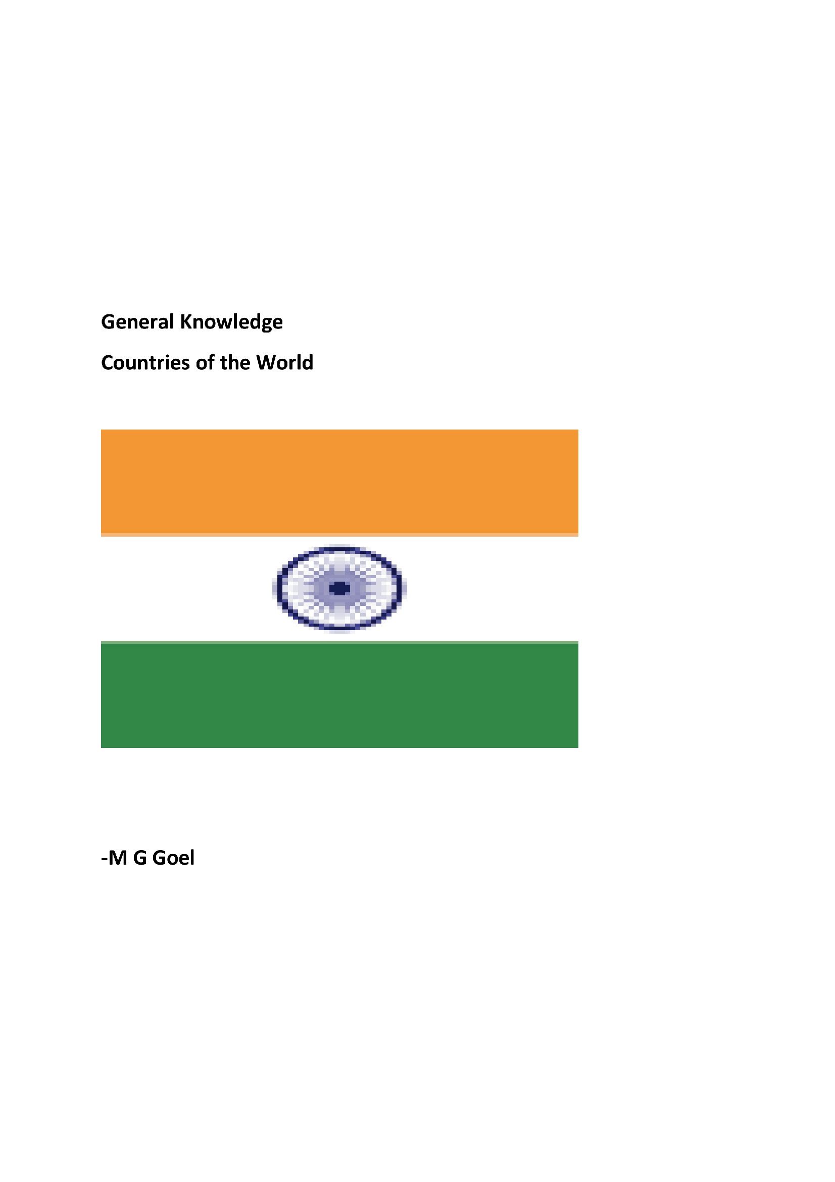 GK-Countries of the World | Pothi.com