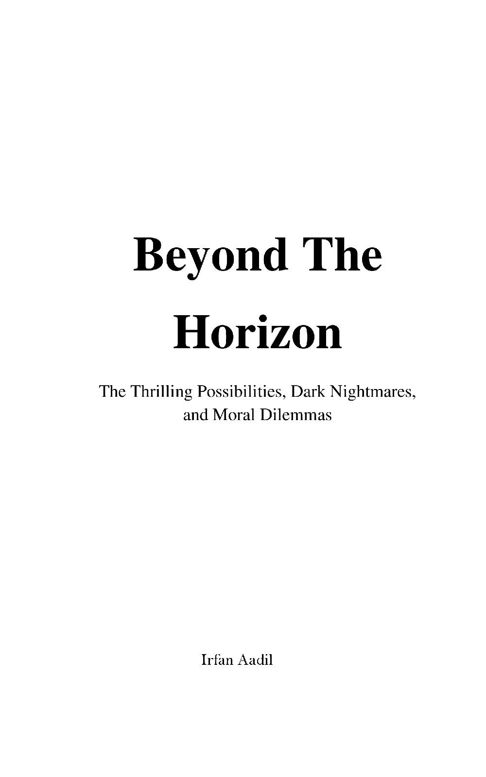 Beyond The Horizon | Pothi.com