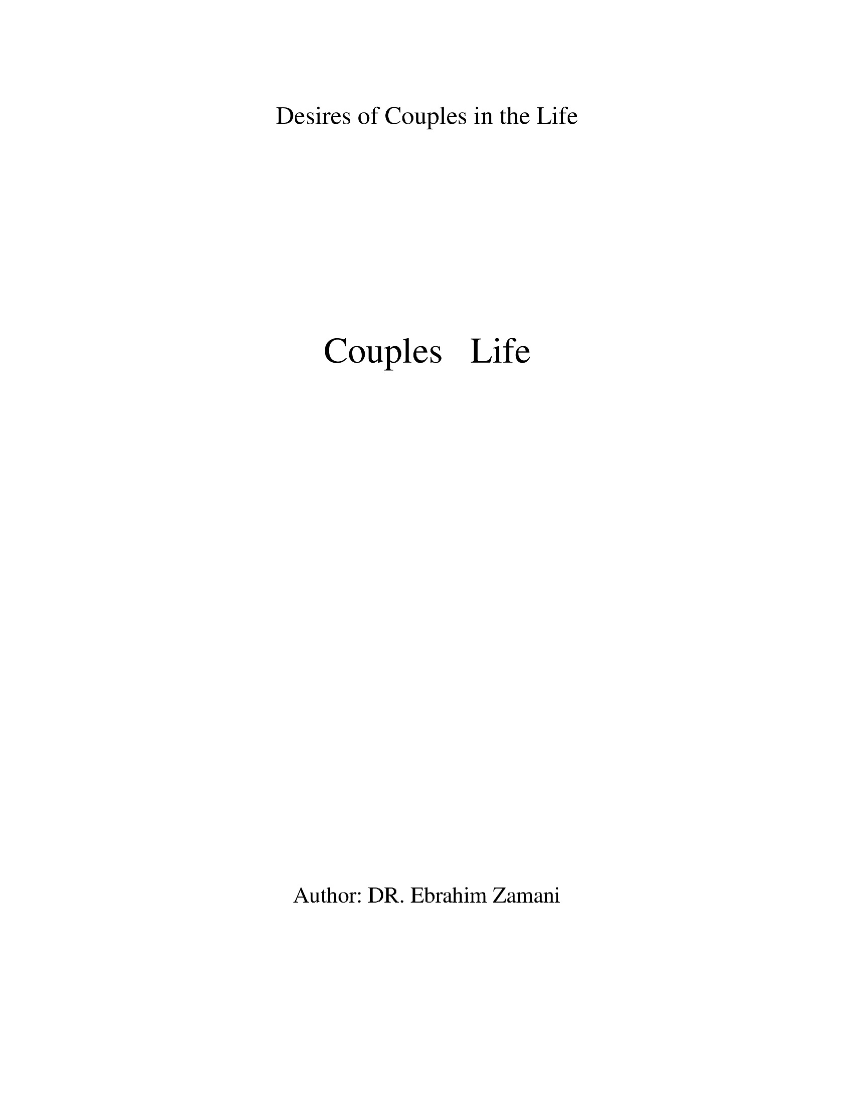 Couples Life | Pothi.com