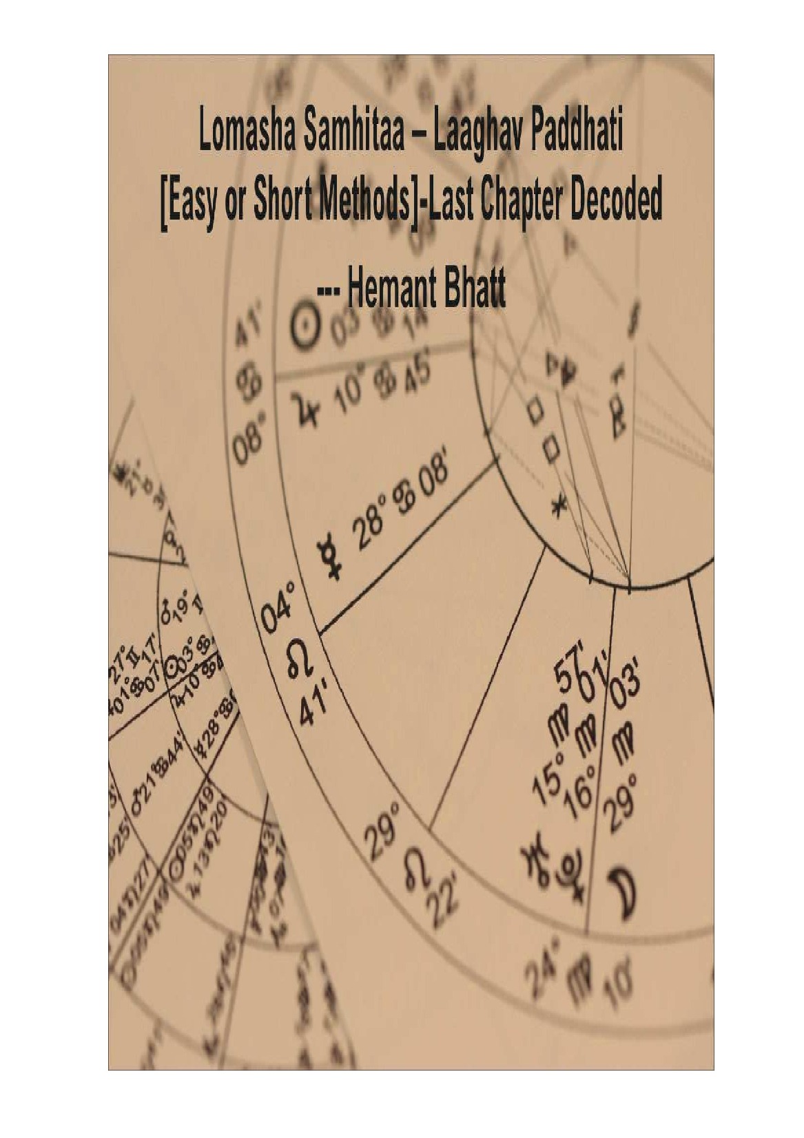 Lomasha Samhitaa – Laaghav Paddhati [Easy or Short Methods]-Last ...