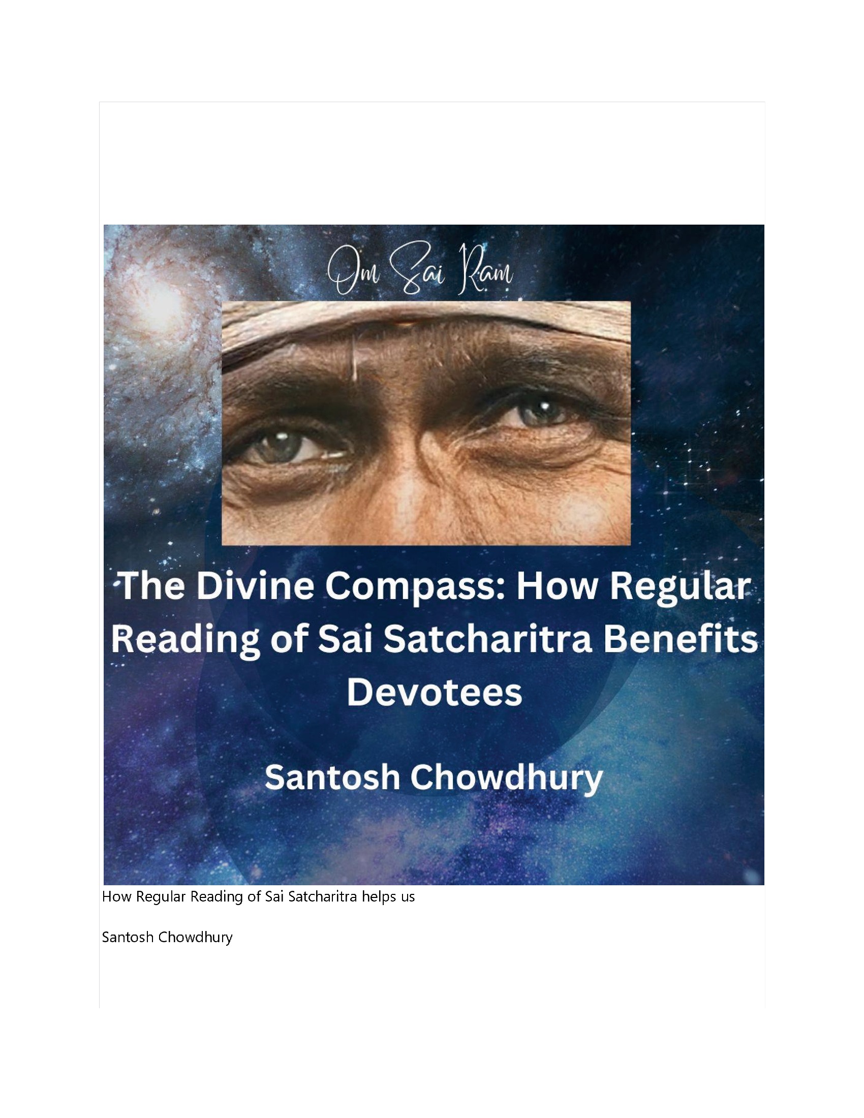 The Divine Compass: How Regular Reading of Sai Satcharitra Helps ...