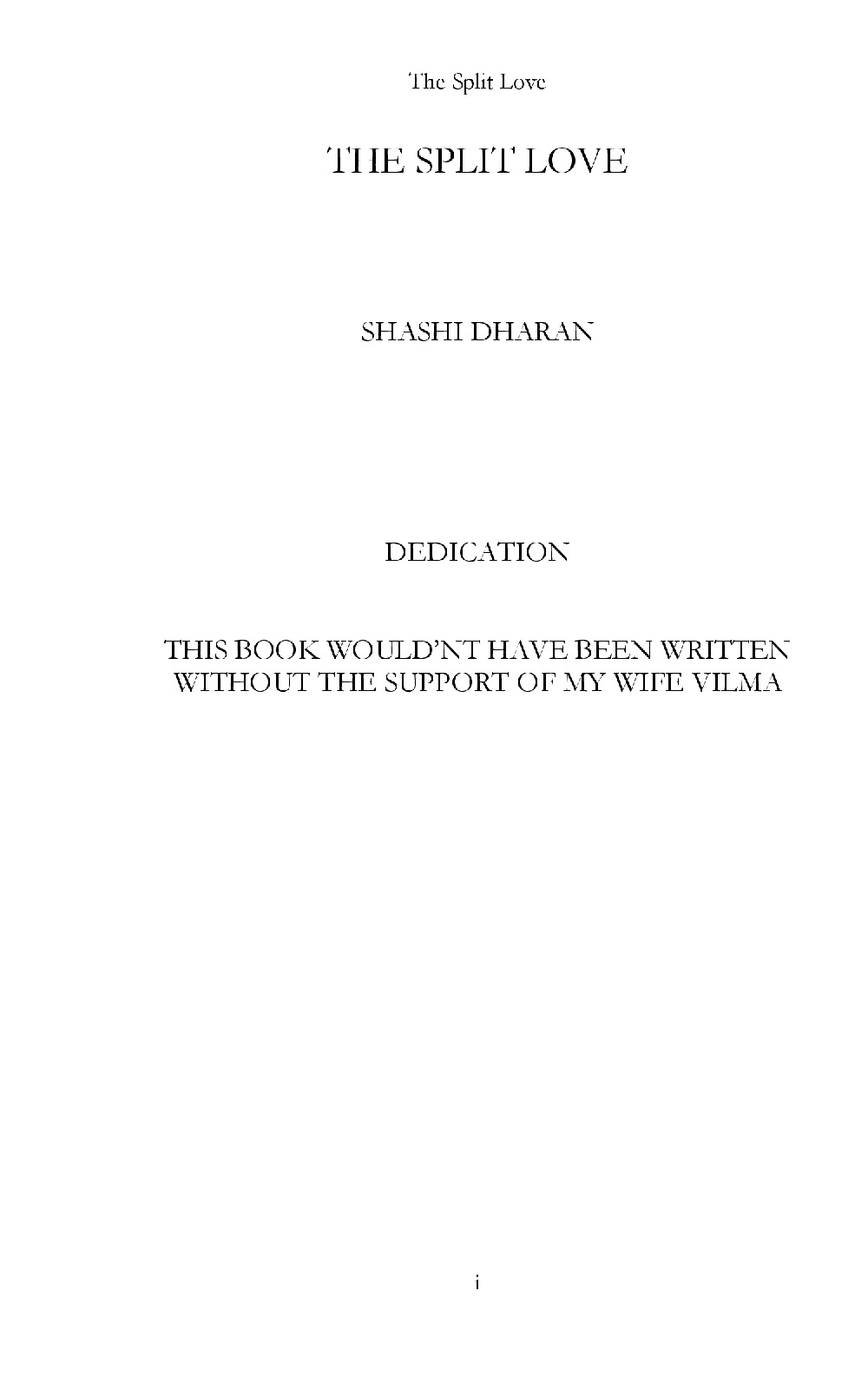 The Split Love | Pothi.com