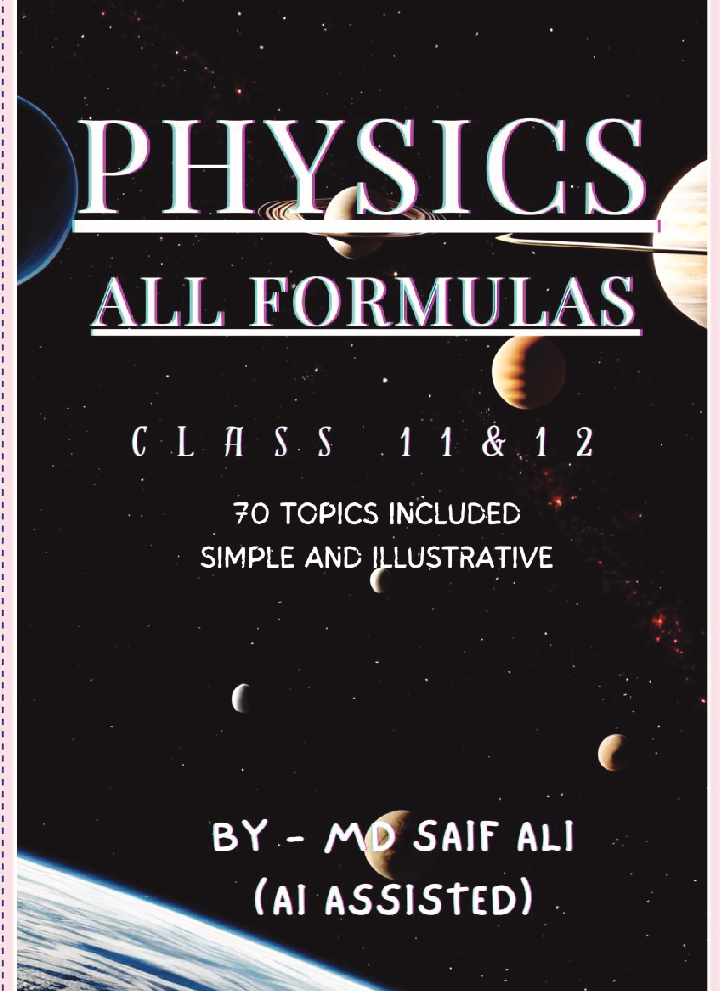 Physics All Formulas Class 11&12 | Pothi.com