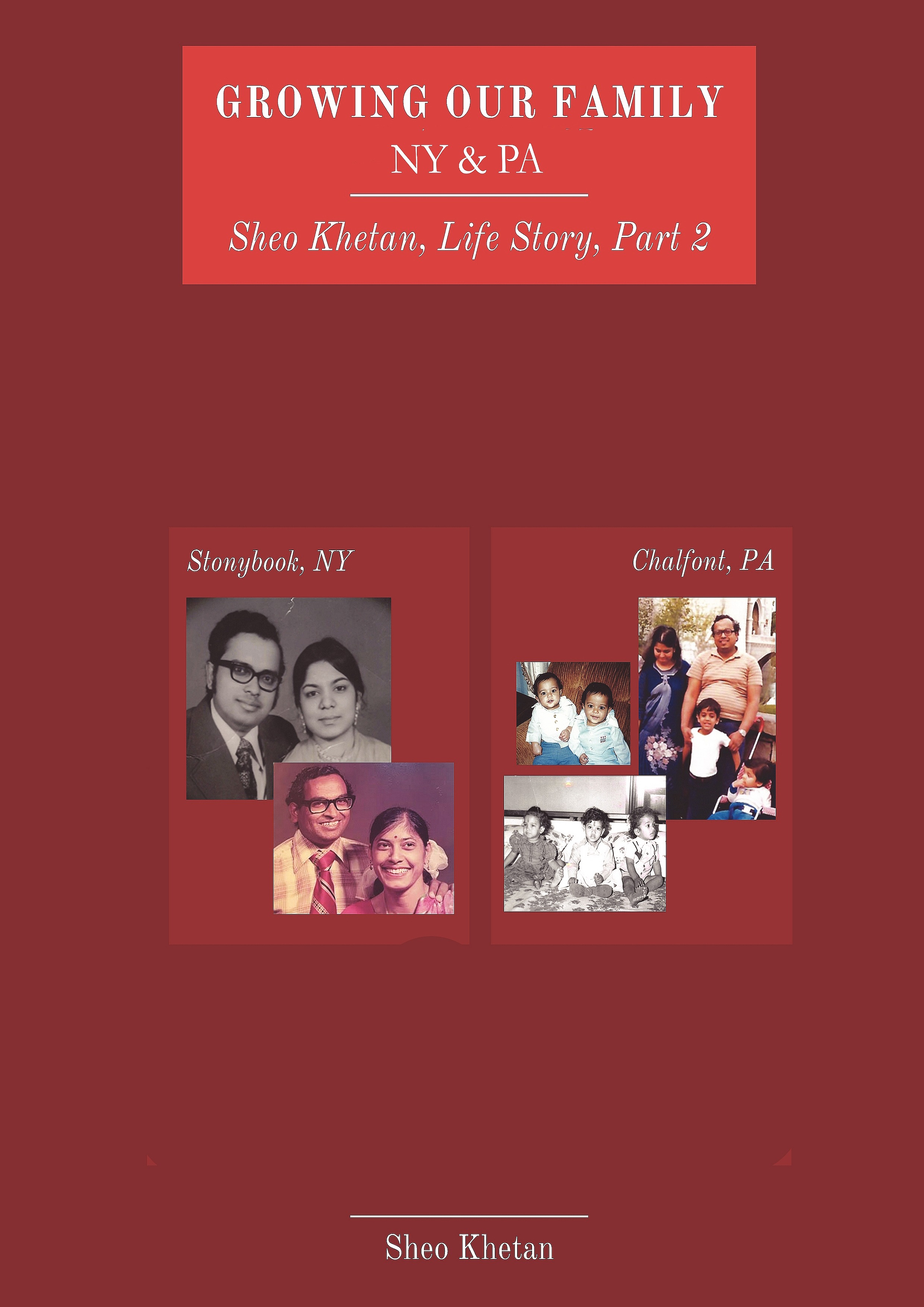 GROWING OUR FAMILY NY & PA Sheo Khetan, Life Story, Part 2 | Pothi.com
