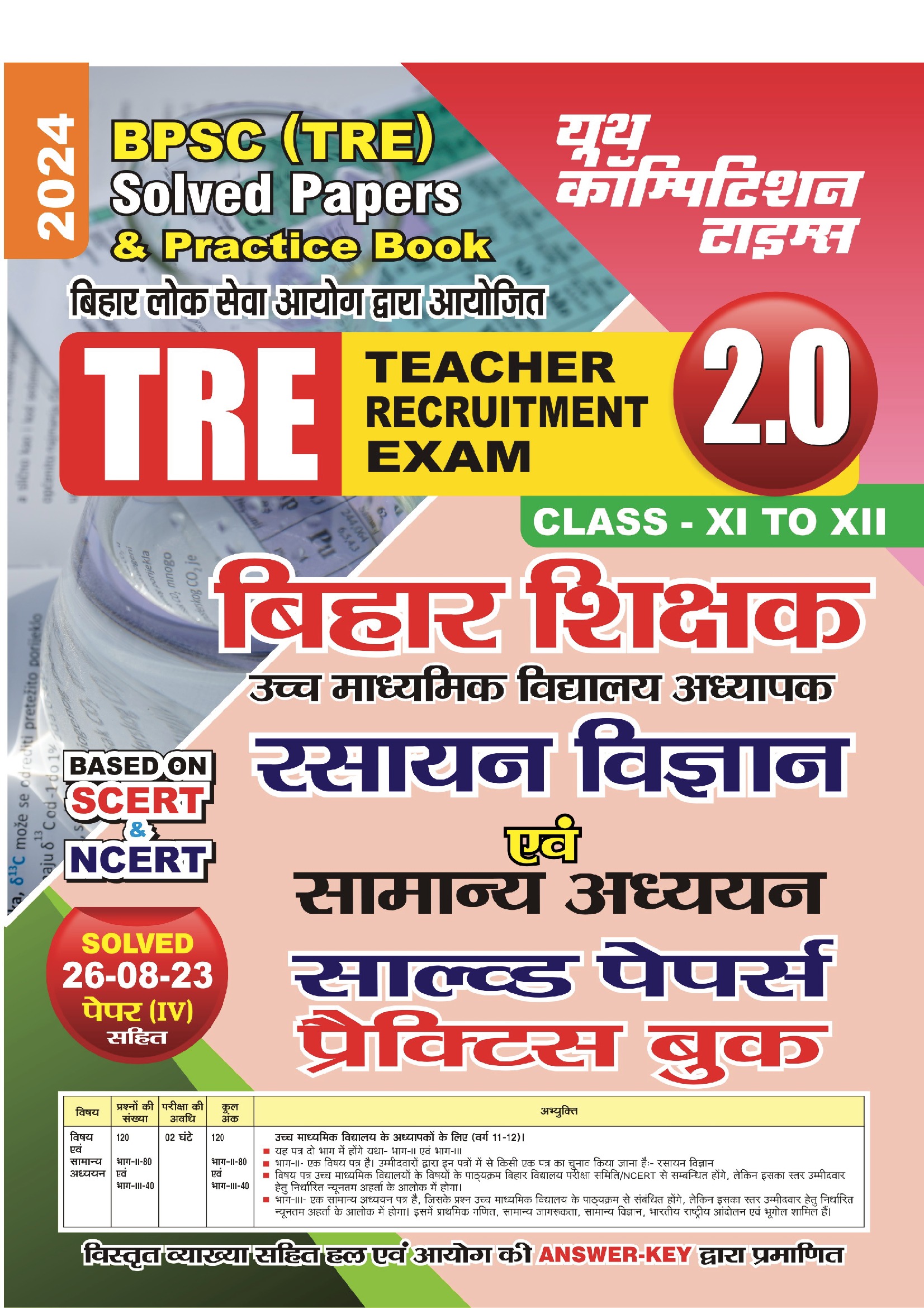 2023-24 BPSC TRE Chemistry & General Studies Solved Papers & Practice ...