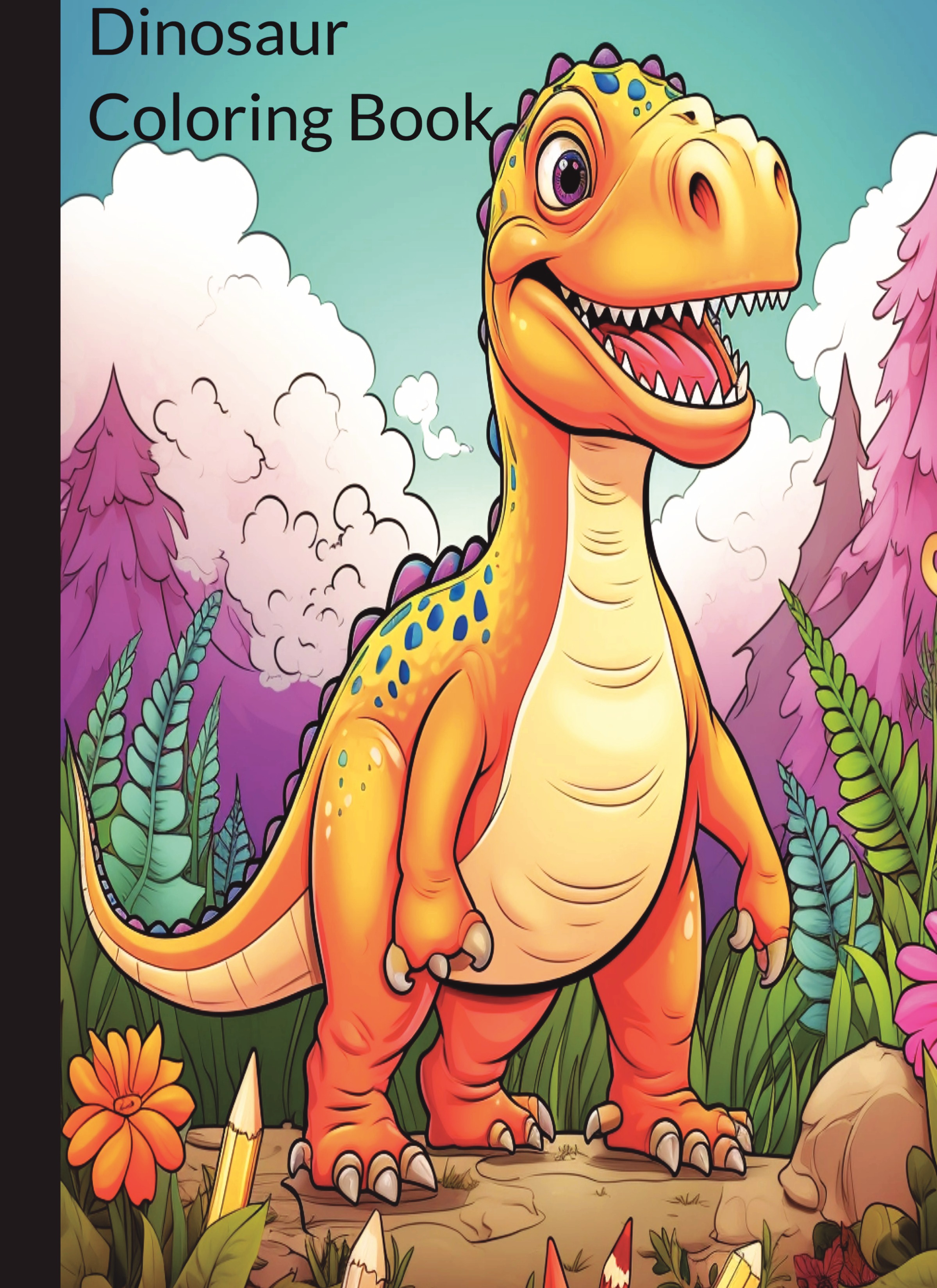 Dinosaur Coloring Book | Pothi.com