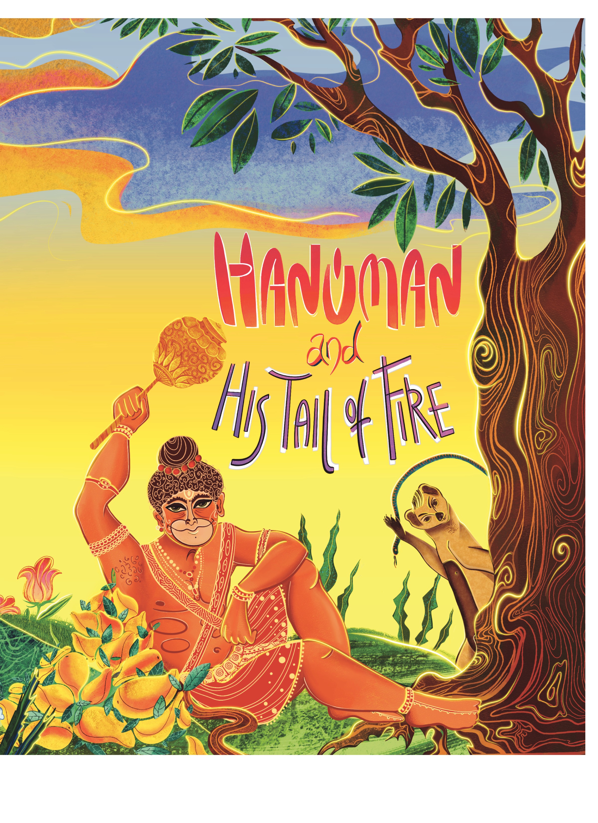 Hanuman and his tail of fire | Pothi.com
