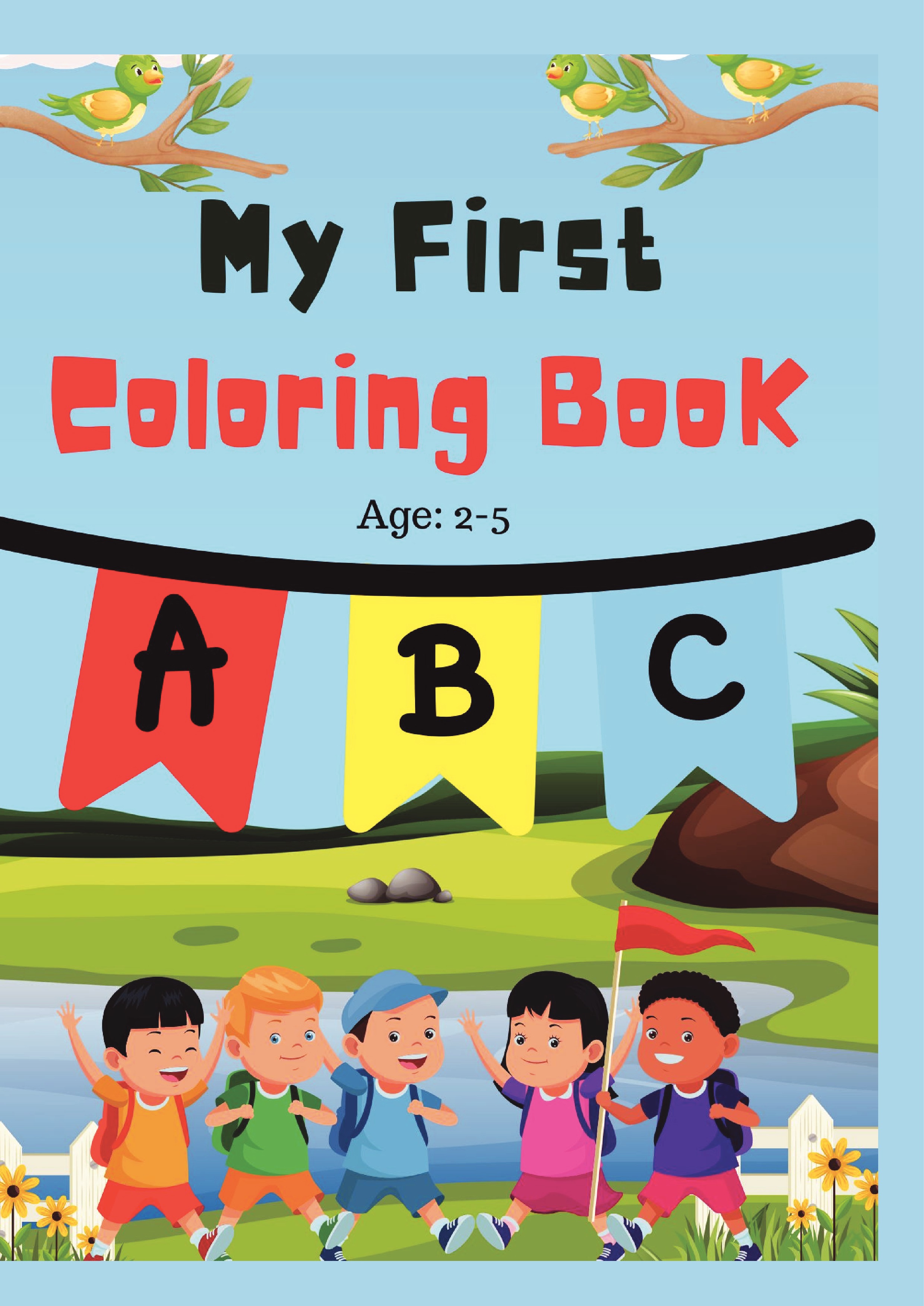My First ABC Coloring Book for kids | Pothi.com