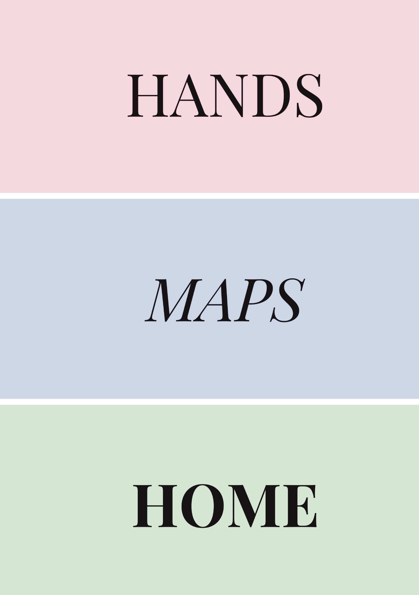 Hands / Maps / Home | Pothi.com