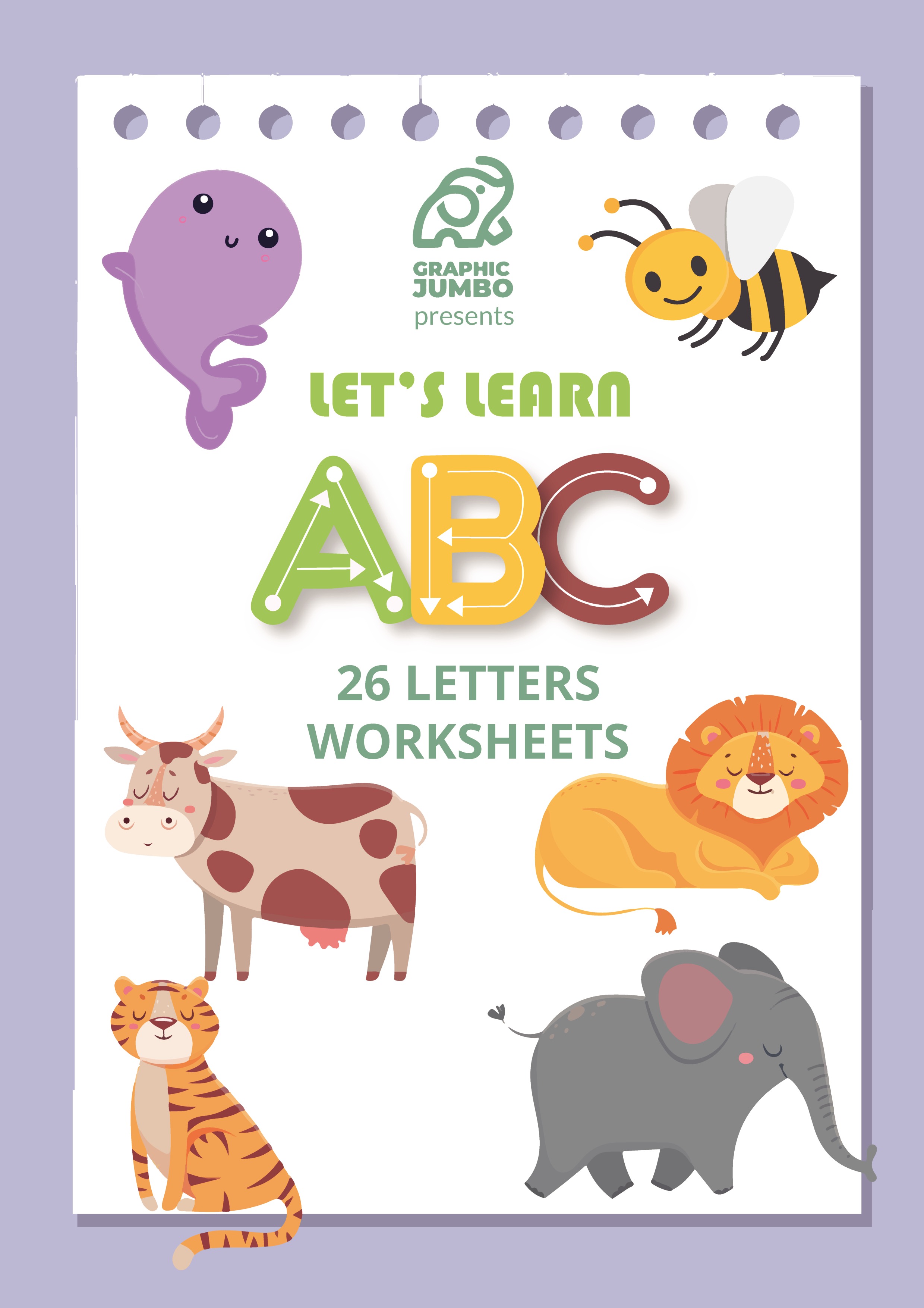 Lets Learn ABC Word Tracing Sheets | Pothi.com