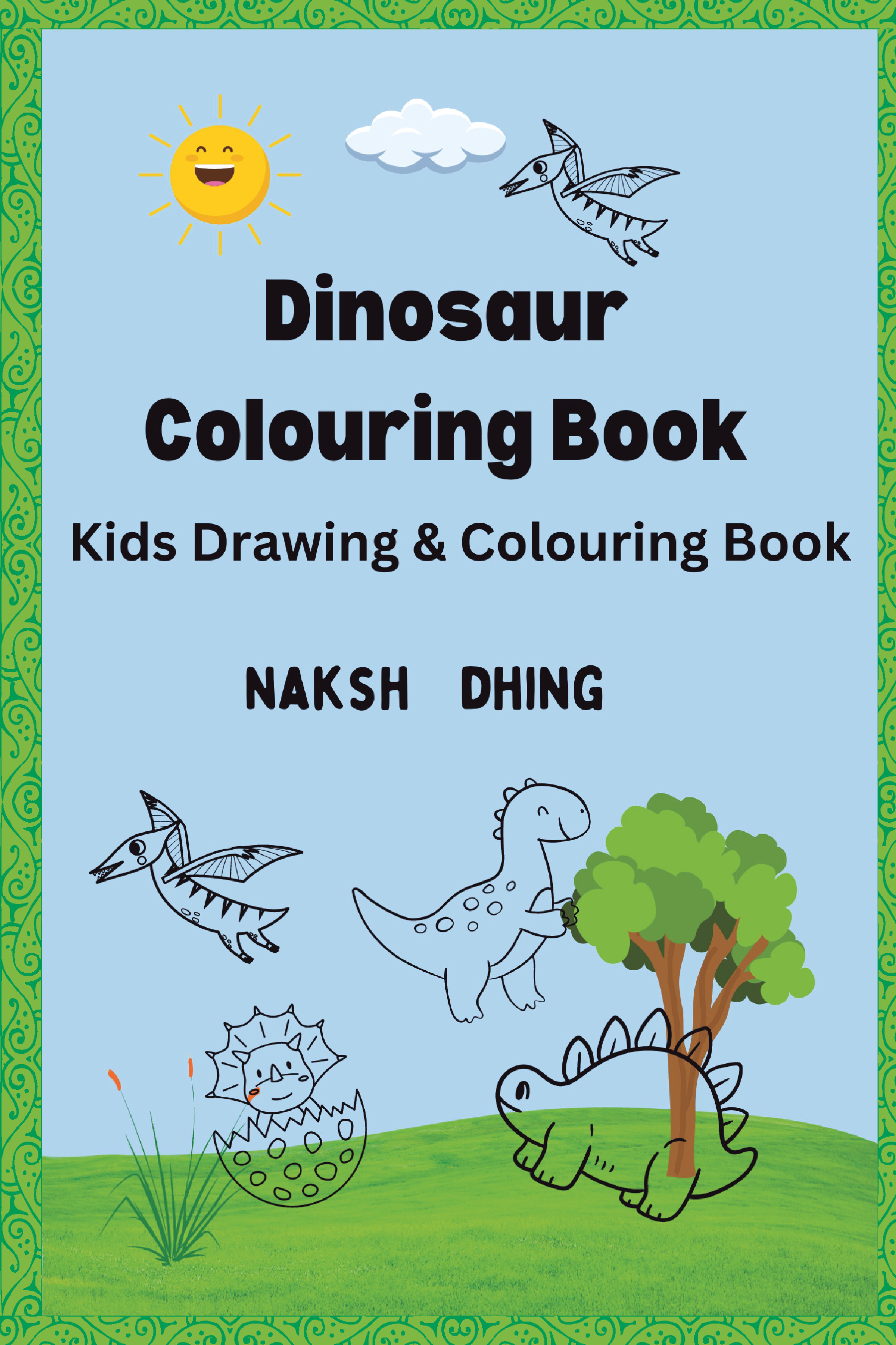 Dinosaur Colouring Book | Pothi.com