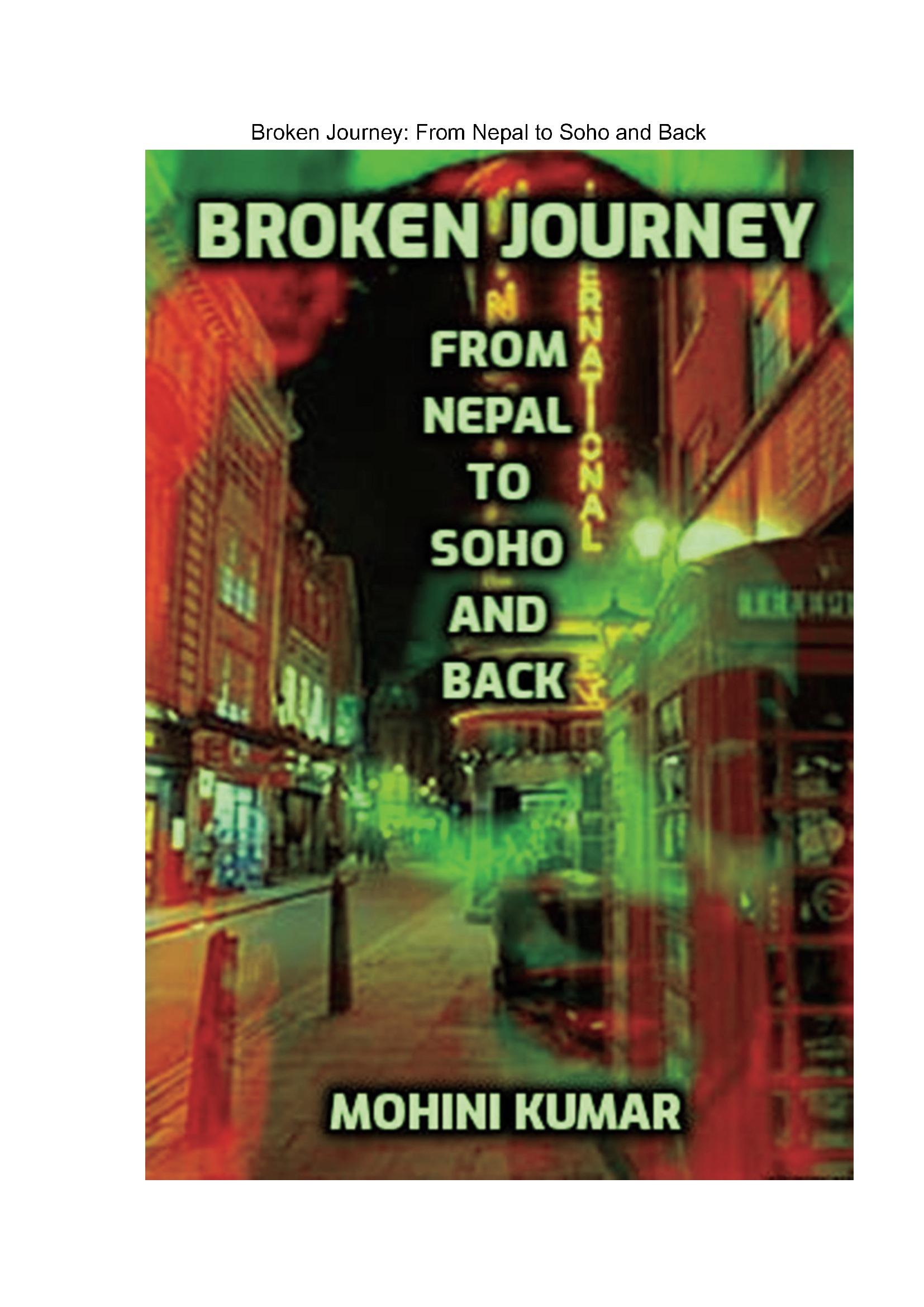 Broken Journey: From Nepal to Soho and Back | Pothi.com