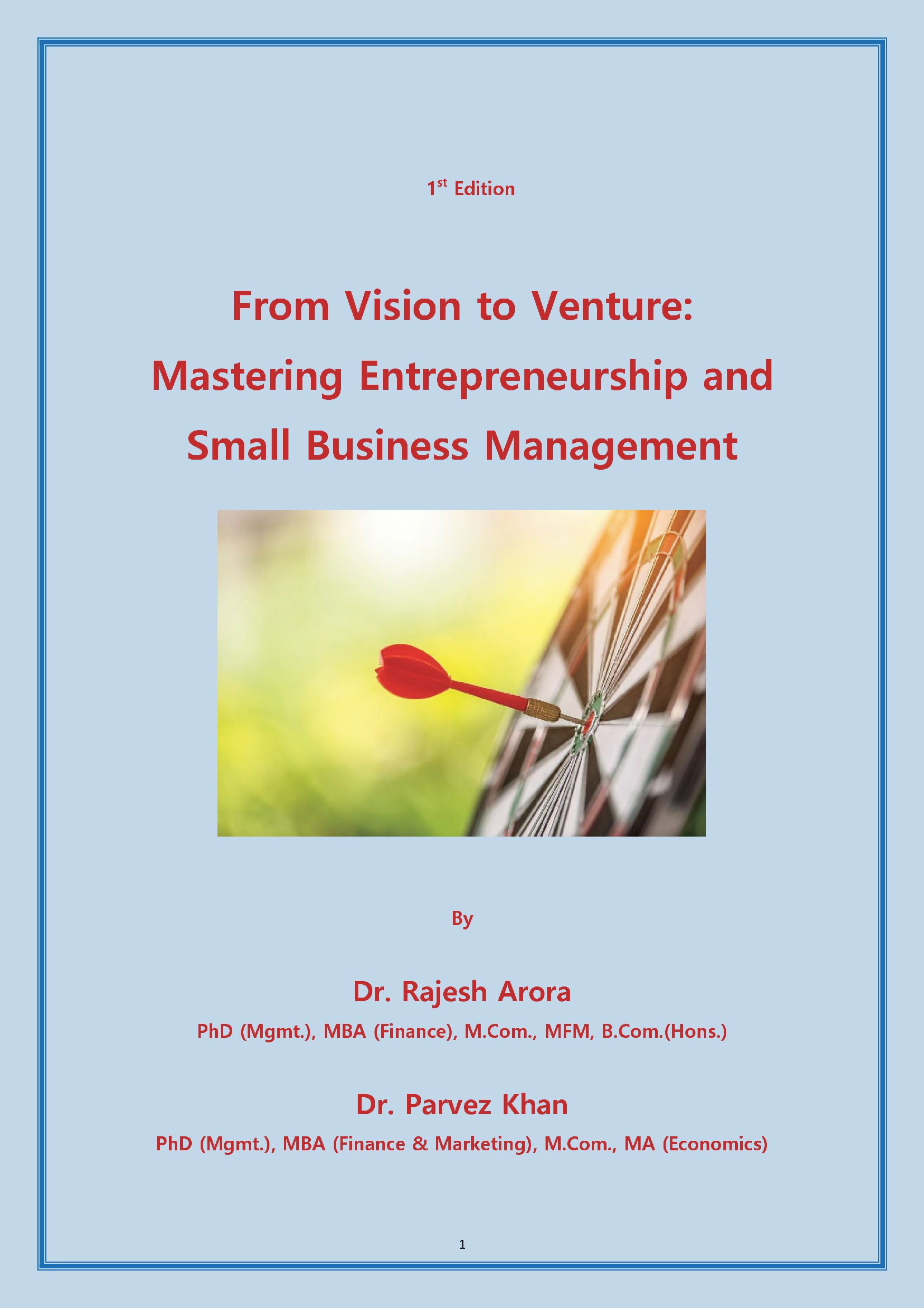 From Vision to Venture: Mastering Entrepreneurship and Small Business Management | Pothi.com