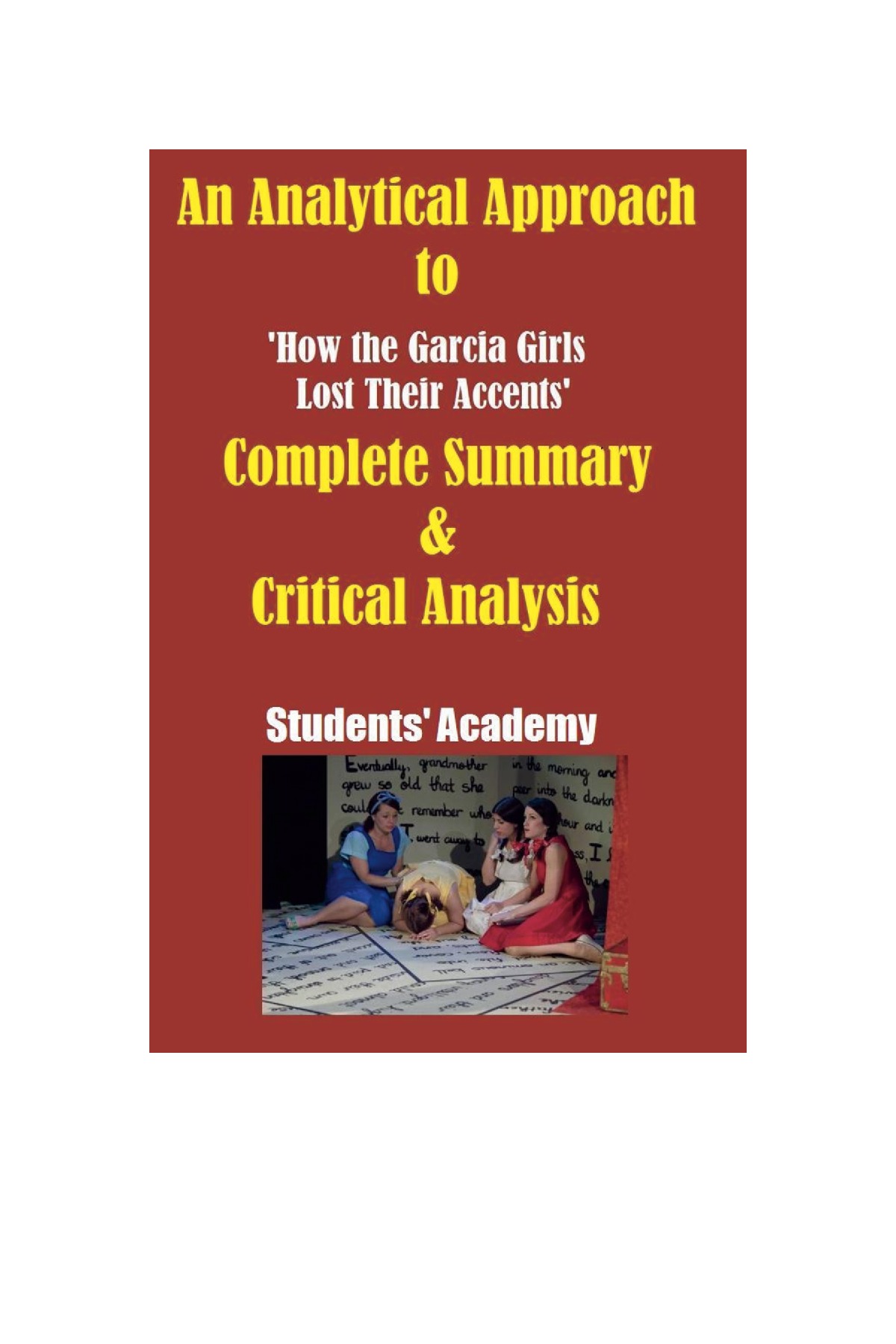 An Analytical Approach to 'How the Garcia Girls Lost Their Accents ...
