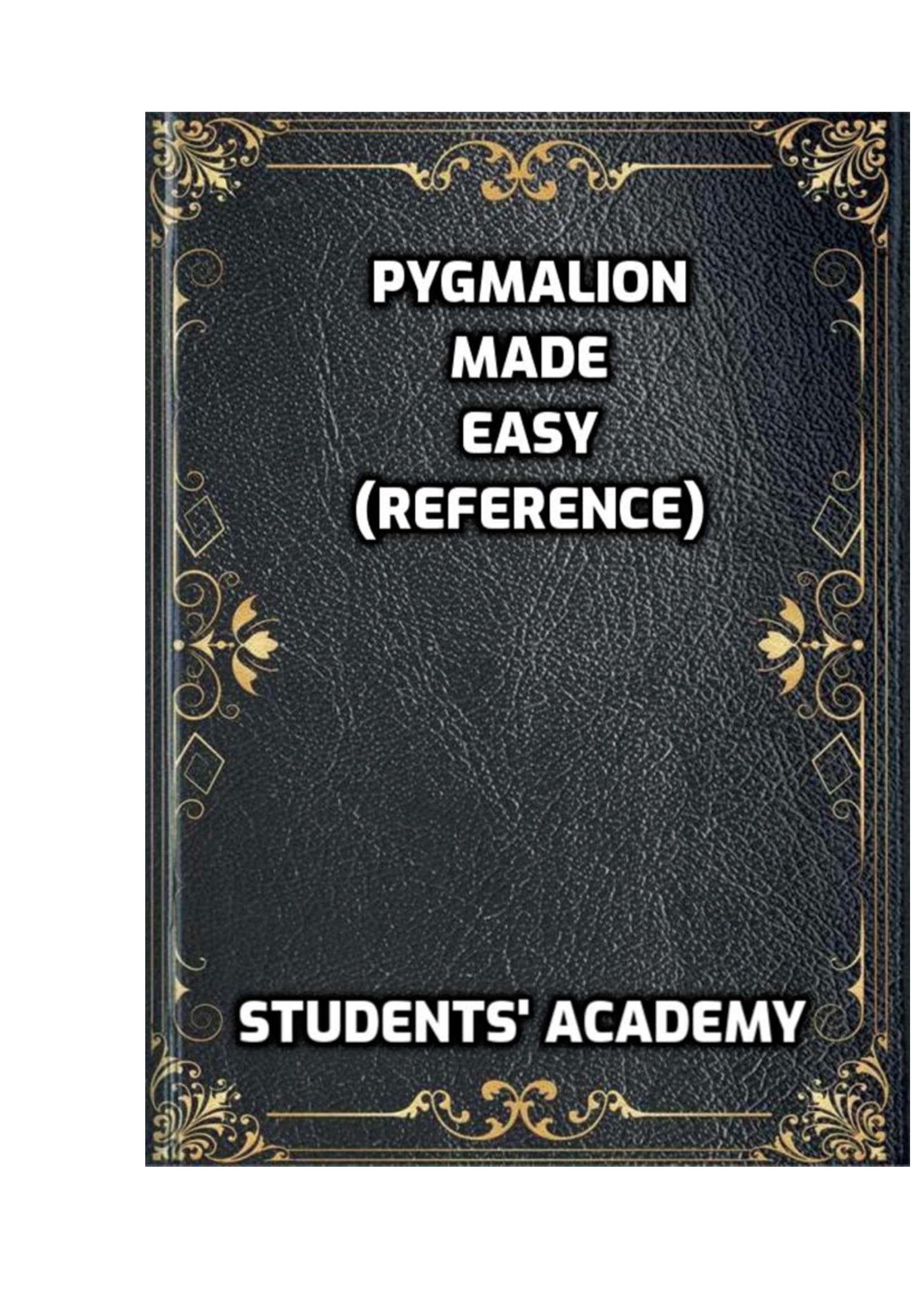 Pygmalion Made Easy (Reference) | Pothi.com