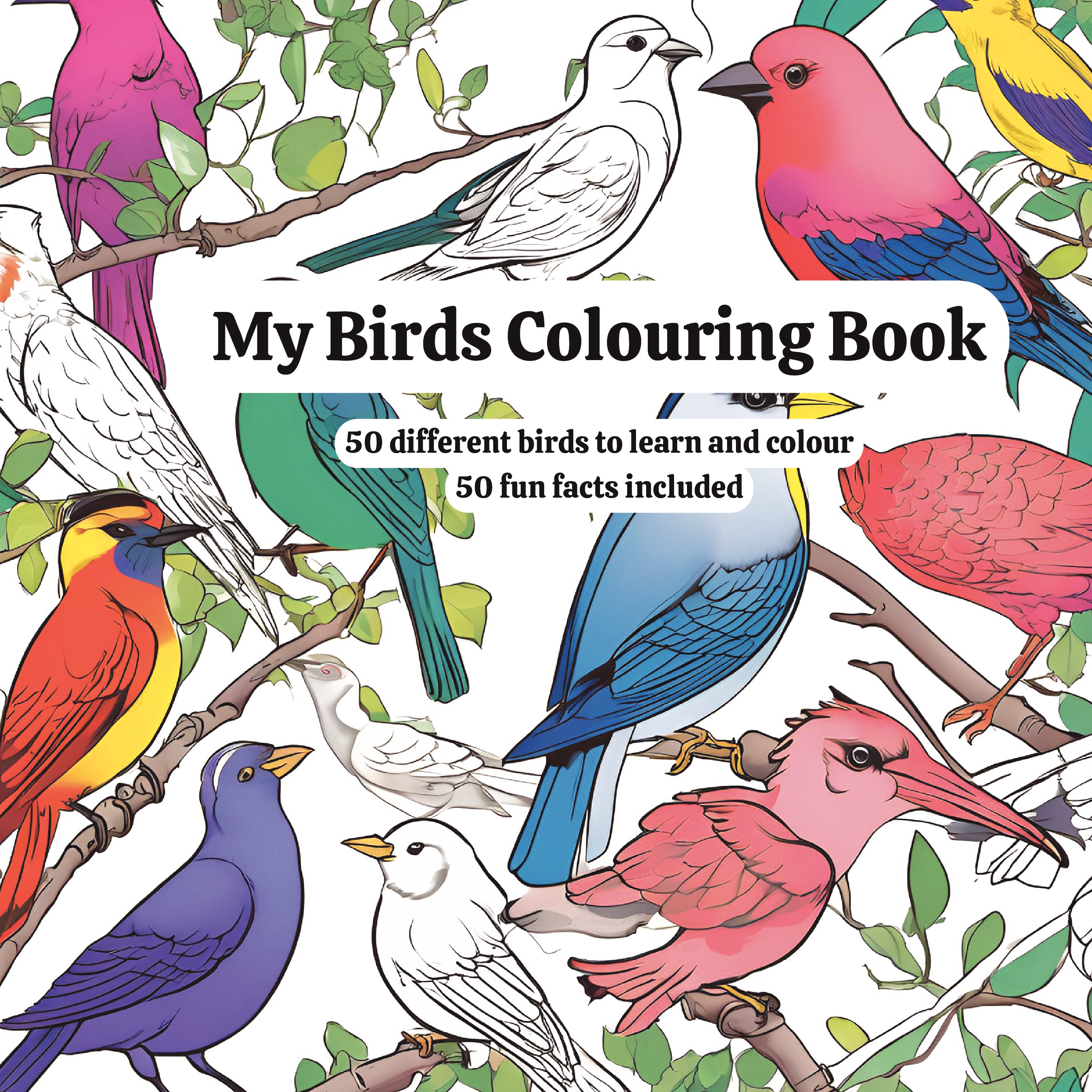 My Birds Colouring Book | Pothi.com