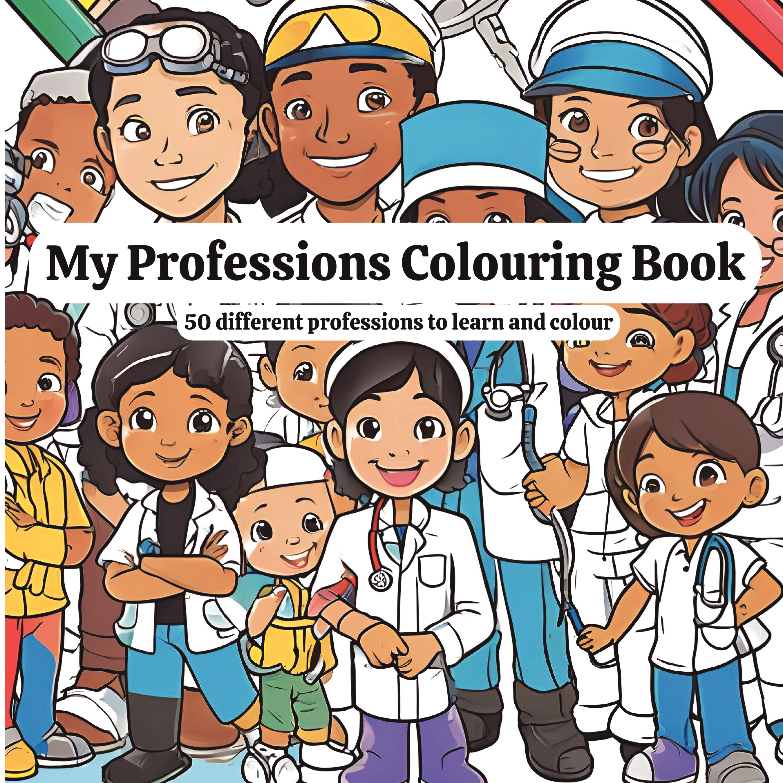 My Professions Colouring Book | Pothi.com